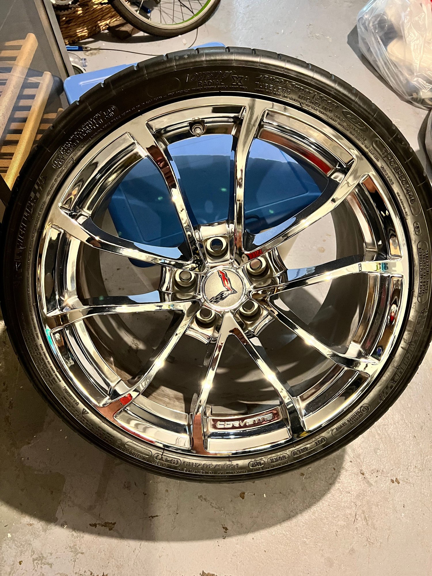 FS (For Sale) Grand Sport OEM Chrome wheels and tires - CorvetteForum ...