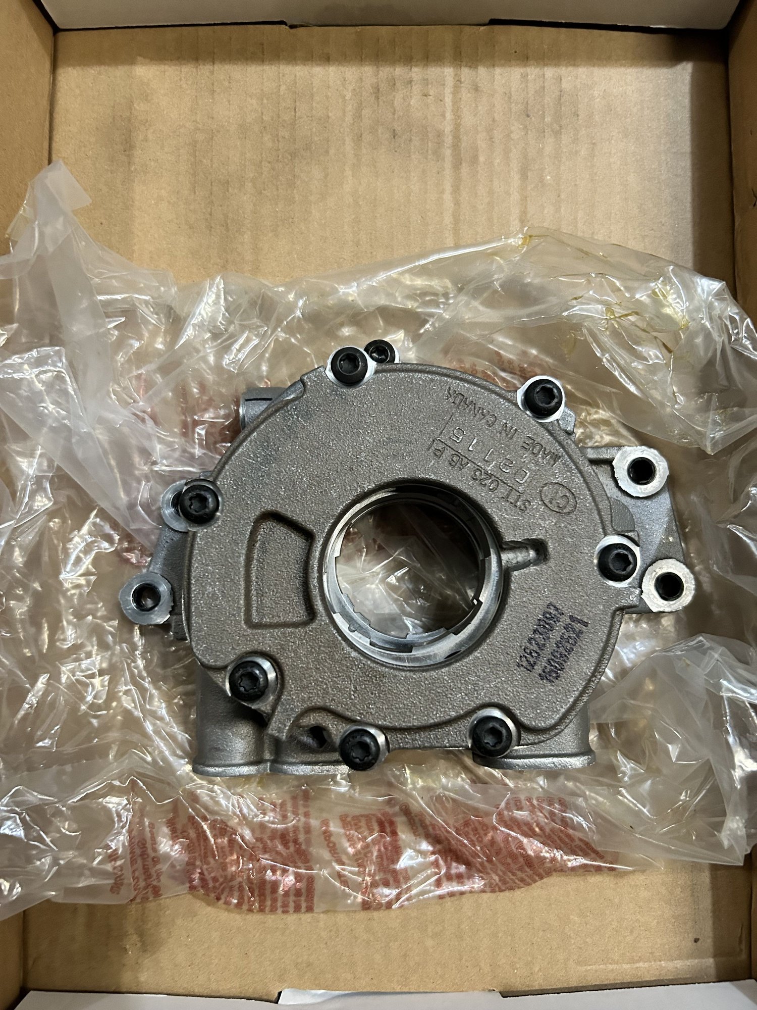 FS (For Sale) LS7 Crate Engine Take Off Parts - Oil pan, timing cover ...