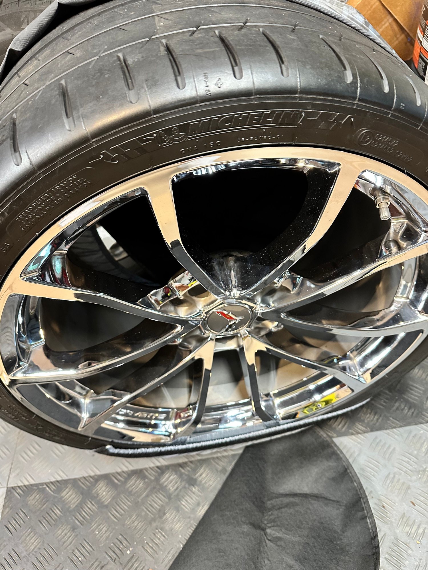 FS (For Sale) Grand Sport OEM Chrome wheels and tires - CorvetteForum ...
