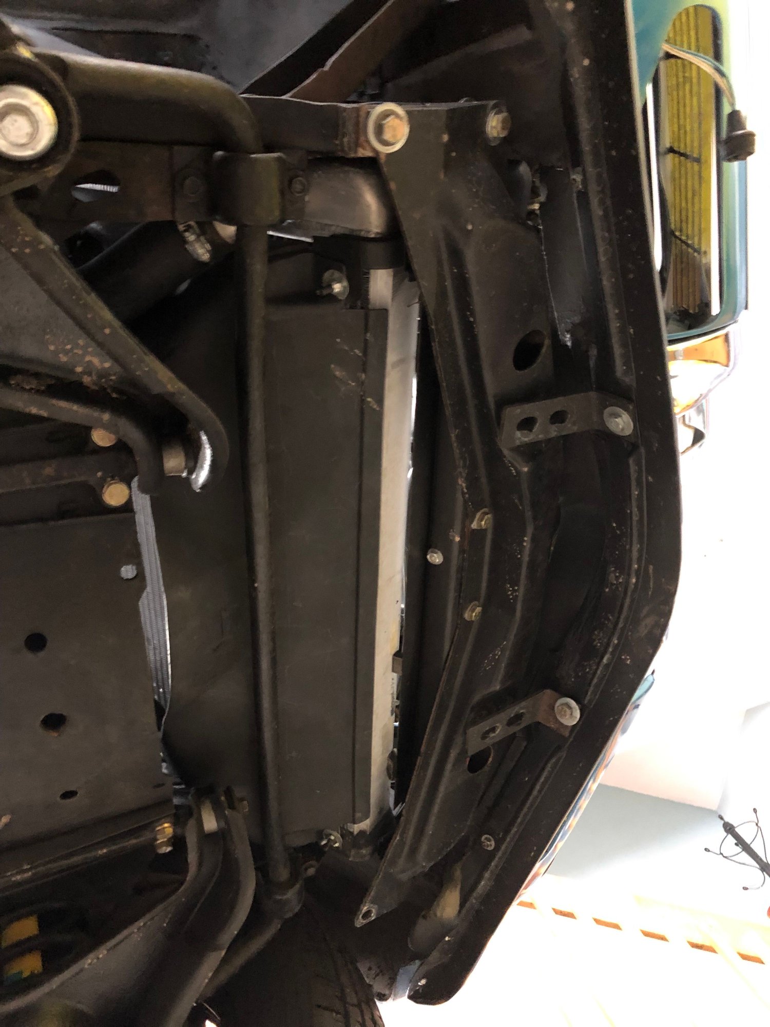 1969 Radiator and support in a 1968 - CorvetteForum - Chevrolet ...