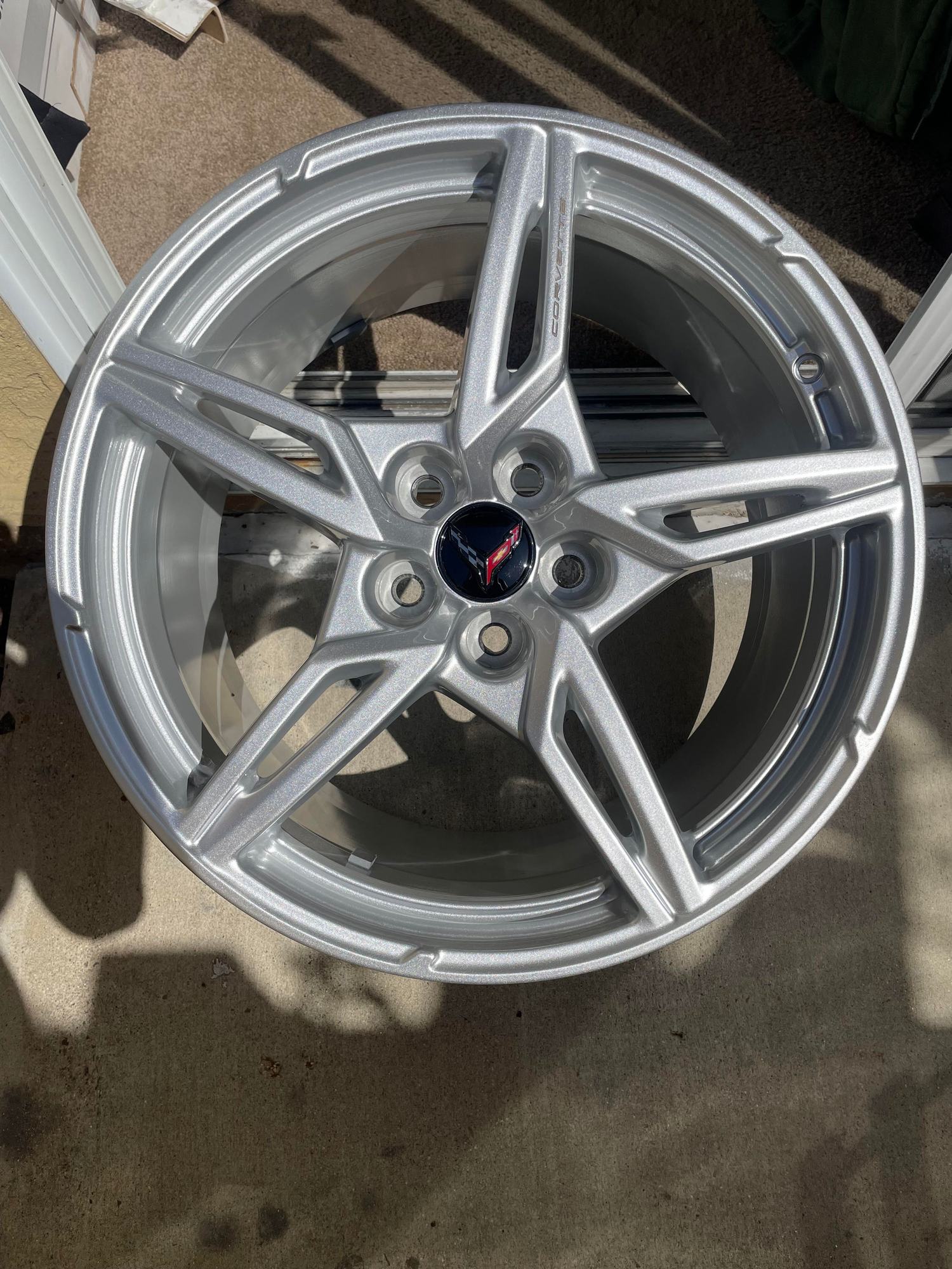 FS (For Sale) Silver 5 Spoke OEM Wheels - CorvetteForum - Chevrolet ...