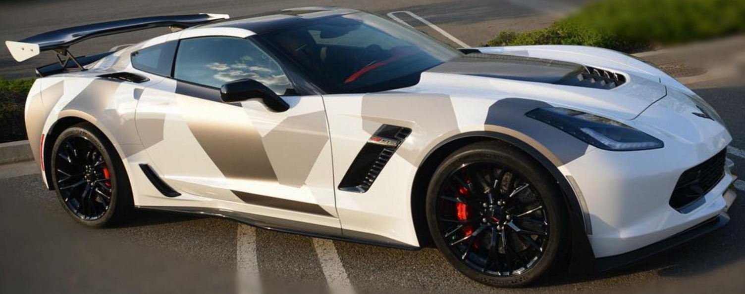 RPI Designs C7 Corvette GTC-500 Adjustable Wing with Spoiler Delete ...
