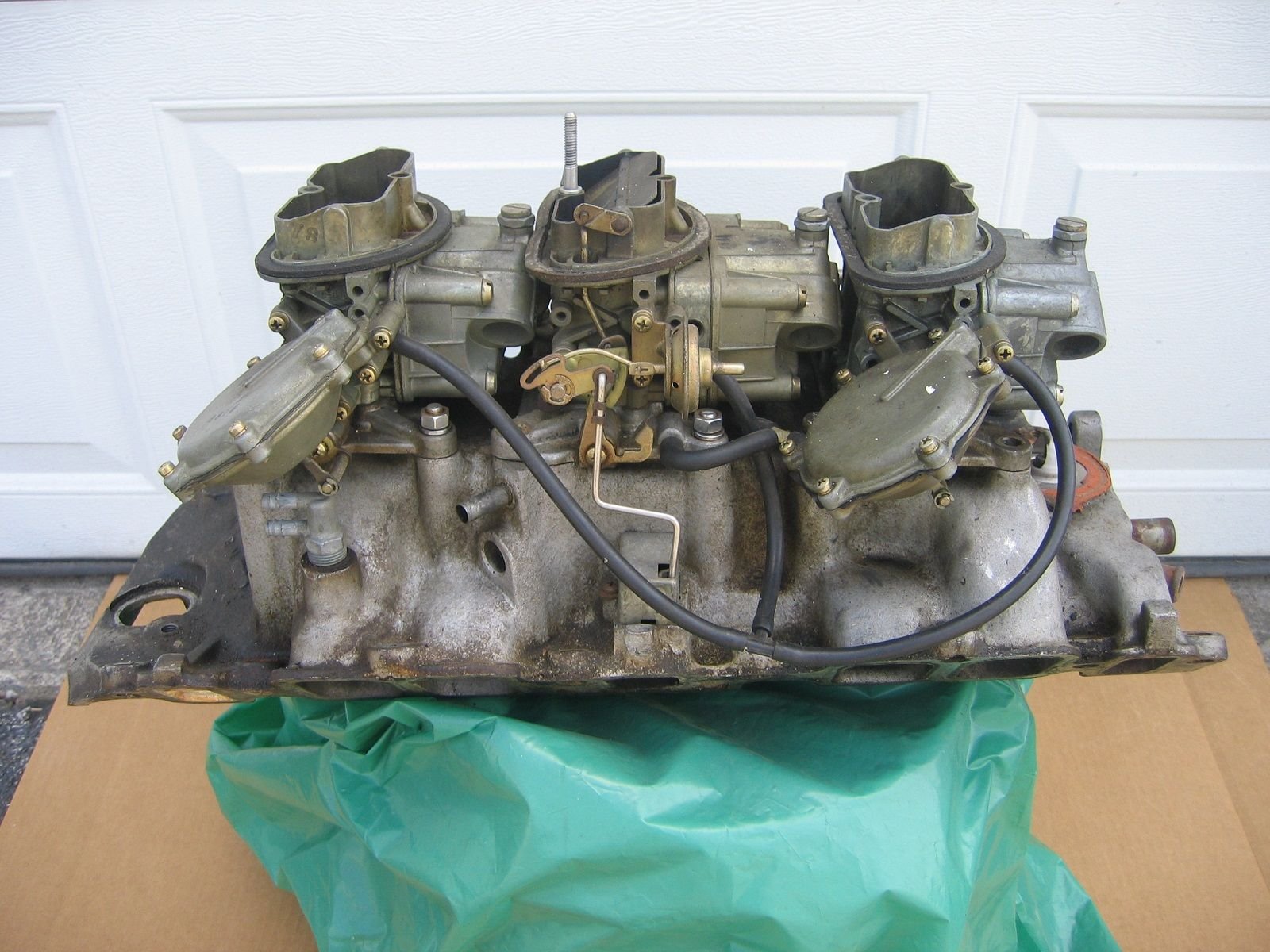 FS (For Sale) 1967 427/435 Intake manifold, carbs, air cleaner ...