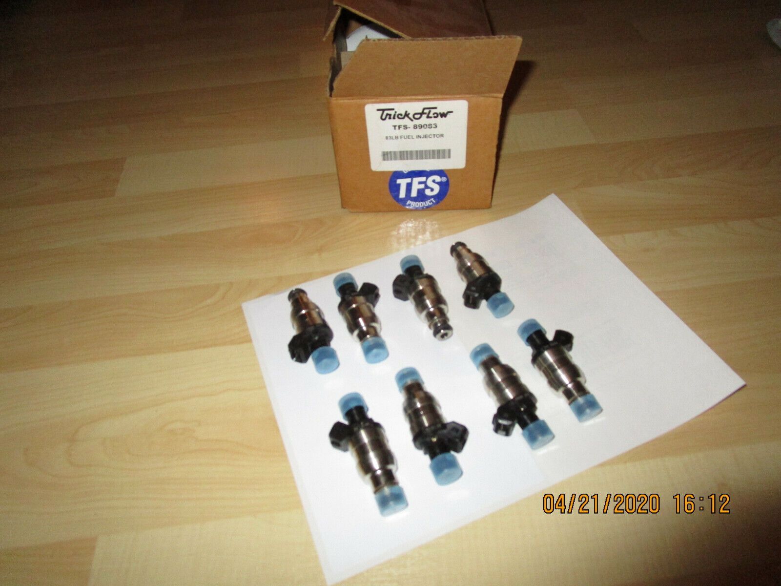 FS (For Sale) 8x Trick Flow TFS 83 lb/hr Fuel Injectors part# 89083 LOW ...