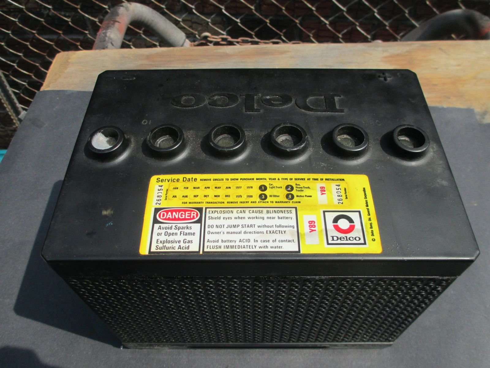 NOS Delco Y89 E-3000 12V Battery, Date Code C8N - CorvetteForum ...
