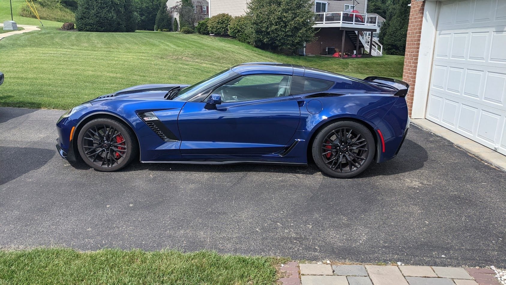 FS (For Sale) 2018 C7 Z06 Admiral blue metallic m7 4k miles Pittsburgh ...