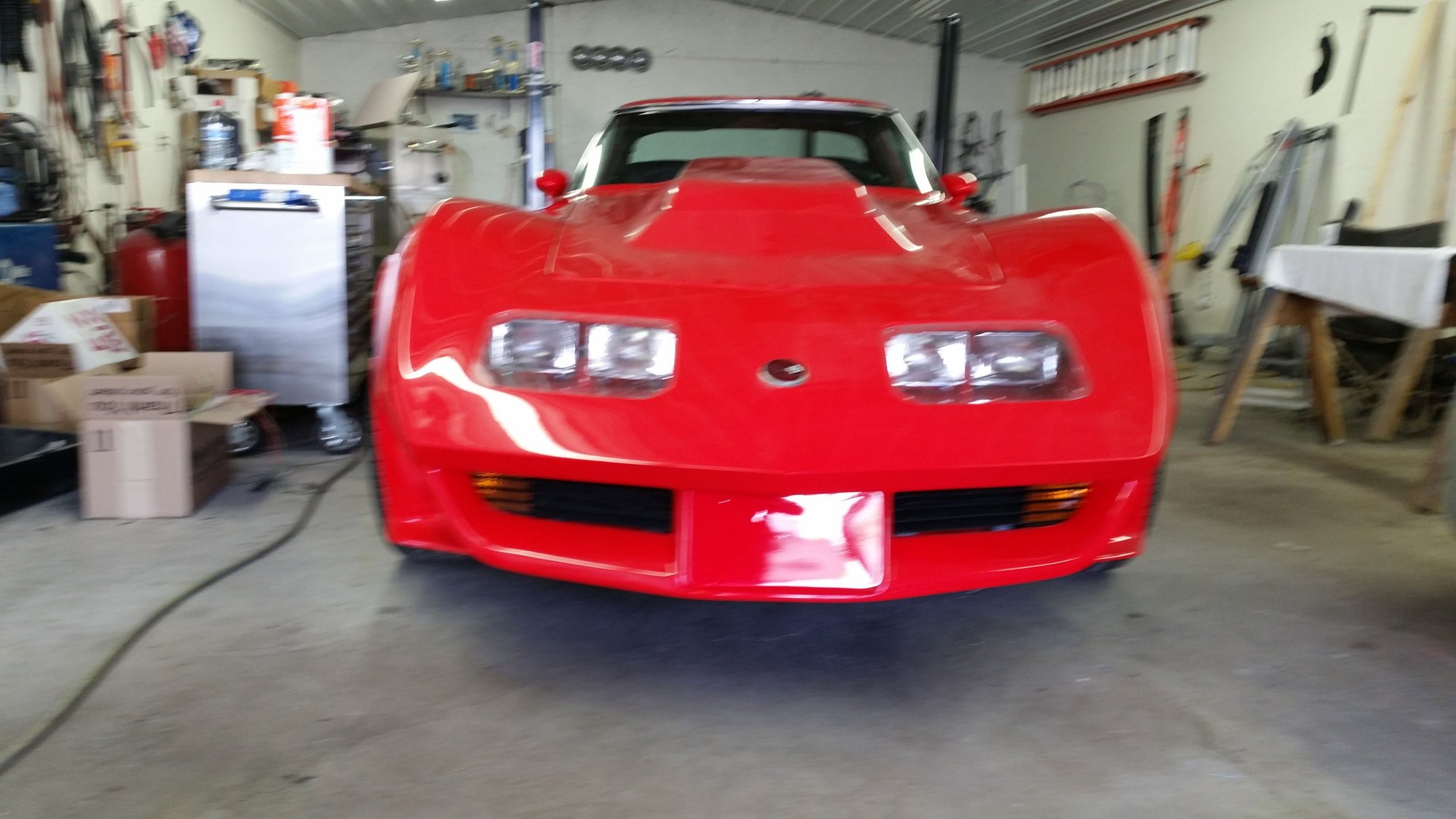 Different style hood on an 80. - CorvetteForum - Chevrolet Corvette ...