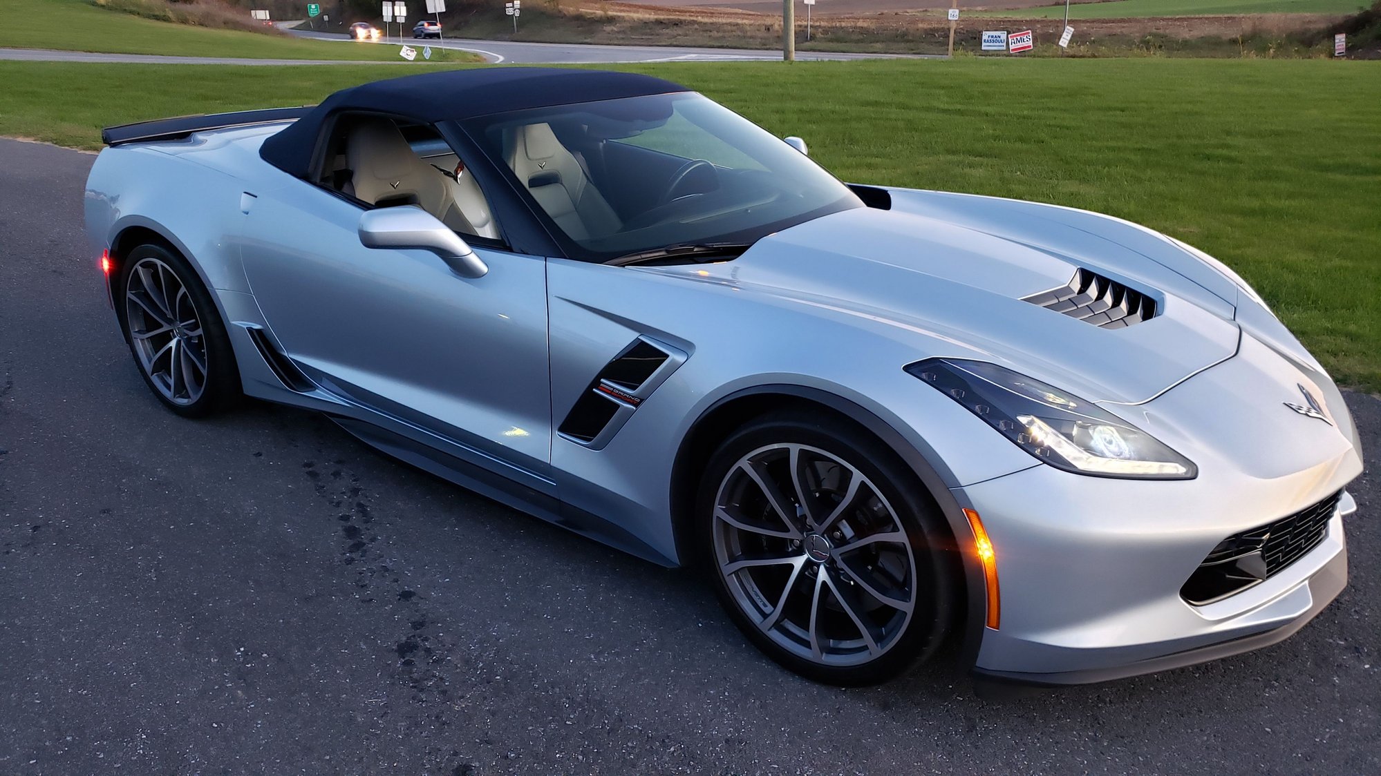 SOLD - 17 Sterling Blue Metallic GS Convertible - CorvetteForum ...