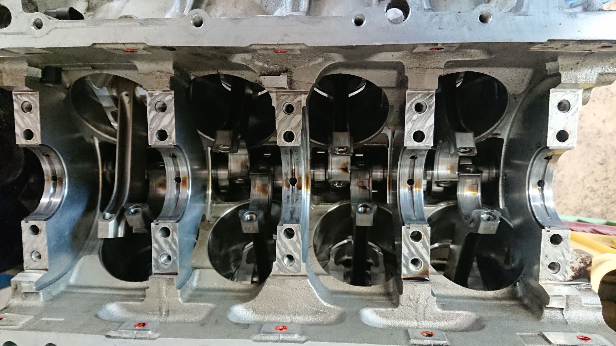 Repair of a modified LS6 engine that has axial clearance on the ...