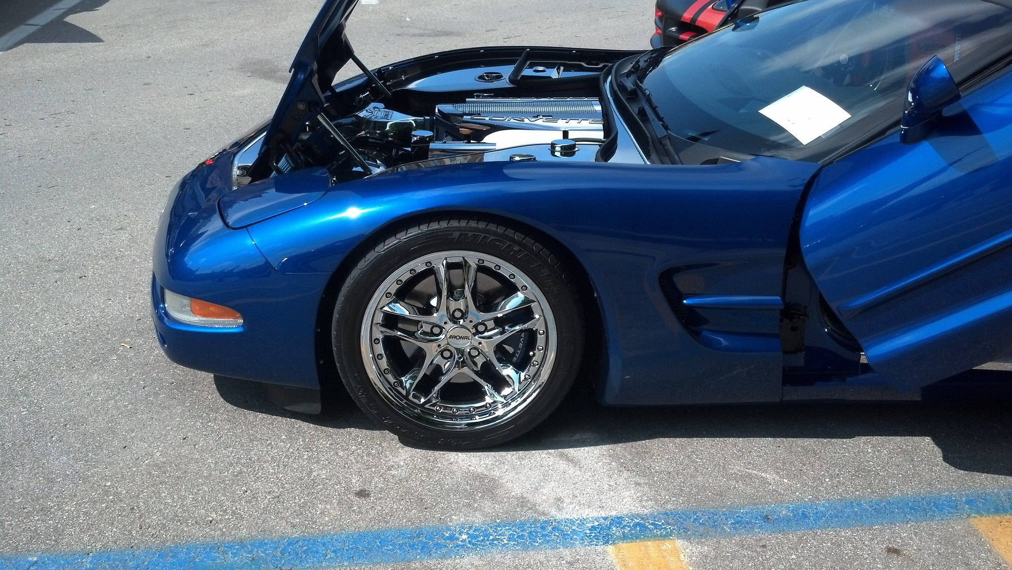 Z06 in blue... StopTech ST-60/40 Calipers.. also blue? - CorvetteForum ...