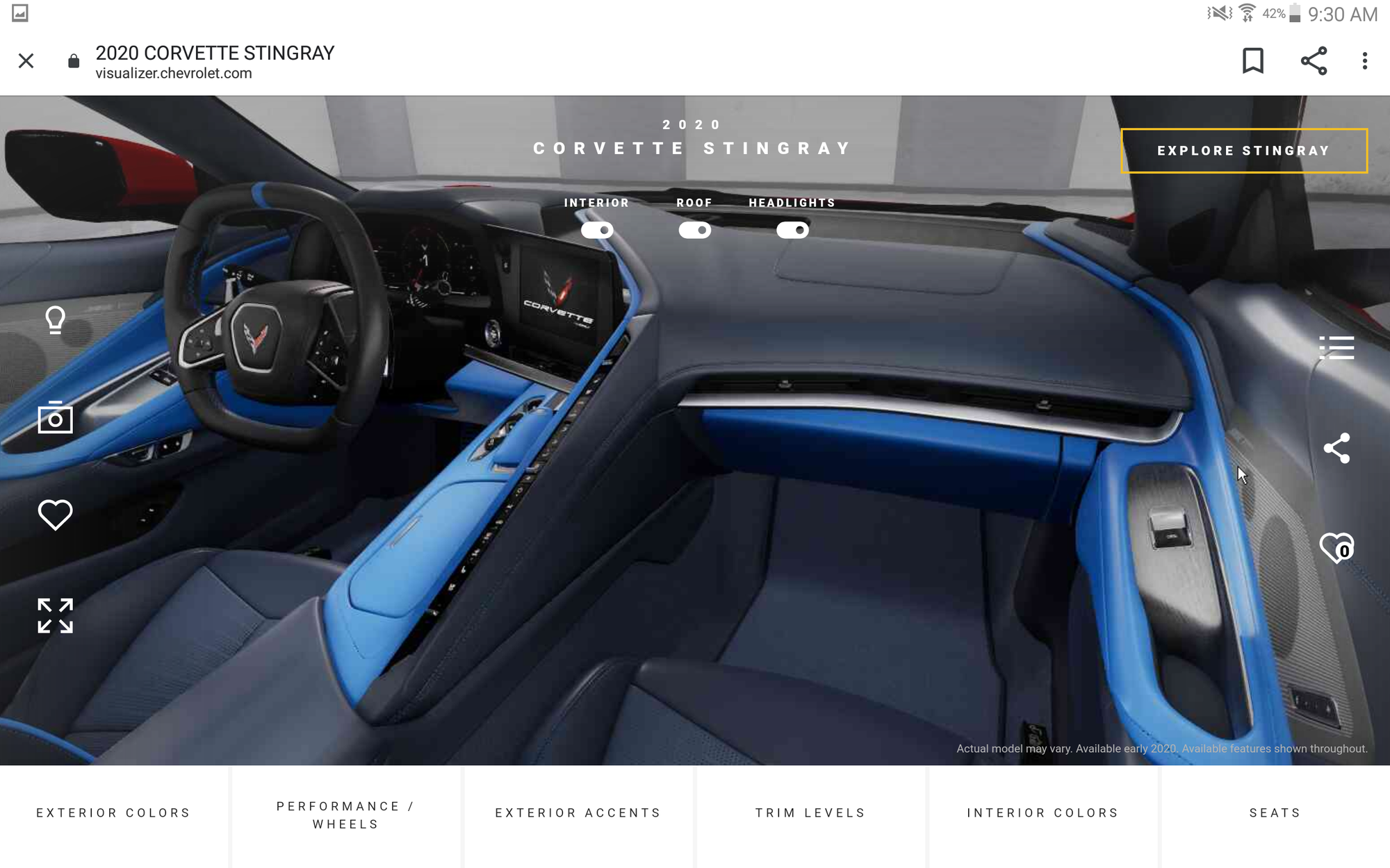 Up Close With Two-Tone Blue Interior (Pics) - Page 2 - CorvetteForum ...
