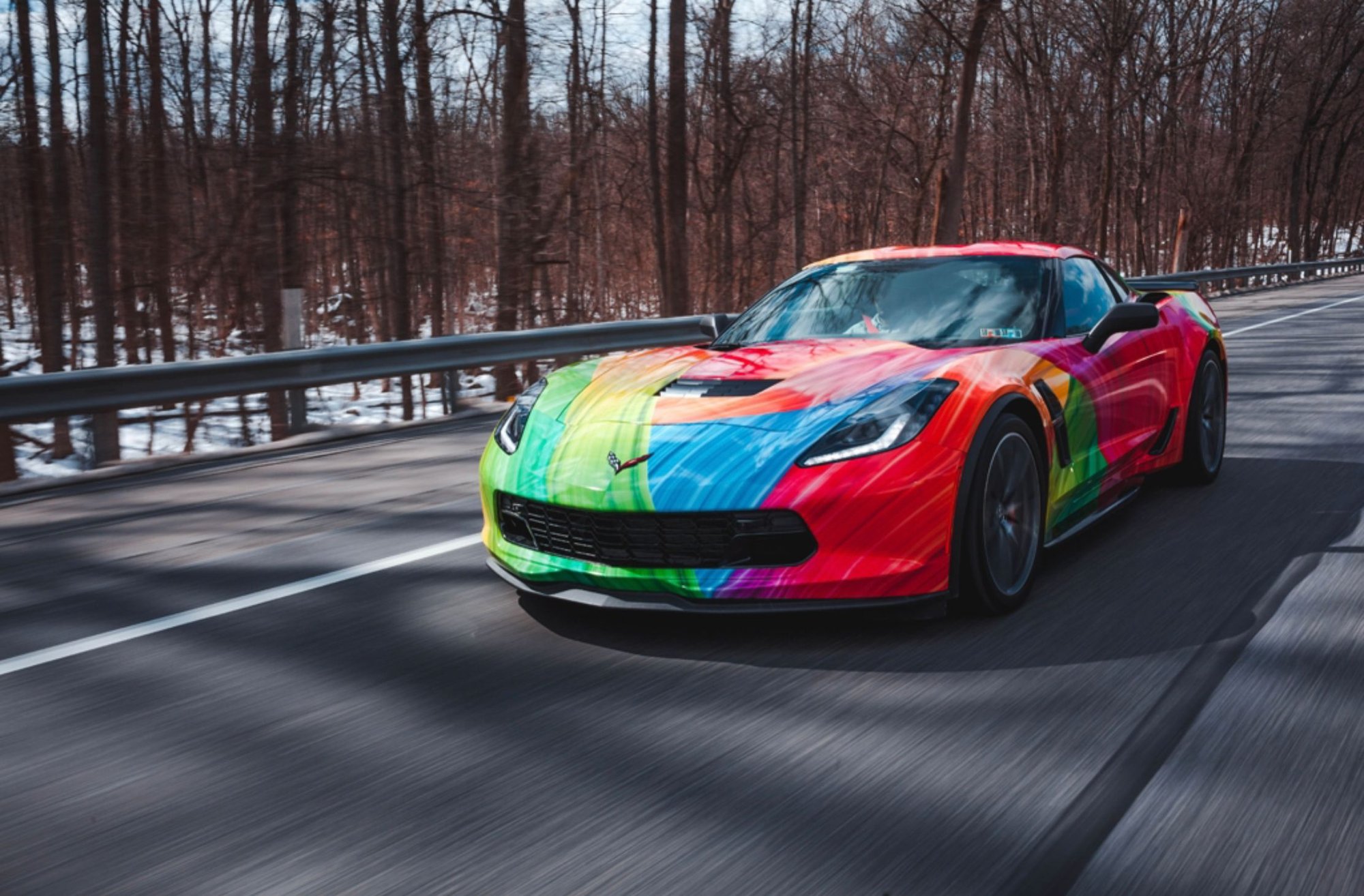 Pics of vinyl wrapped C7's. Looking for a change - CorvetteForum ...