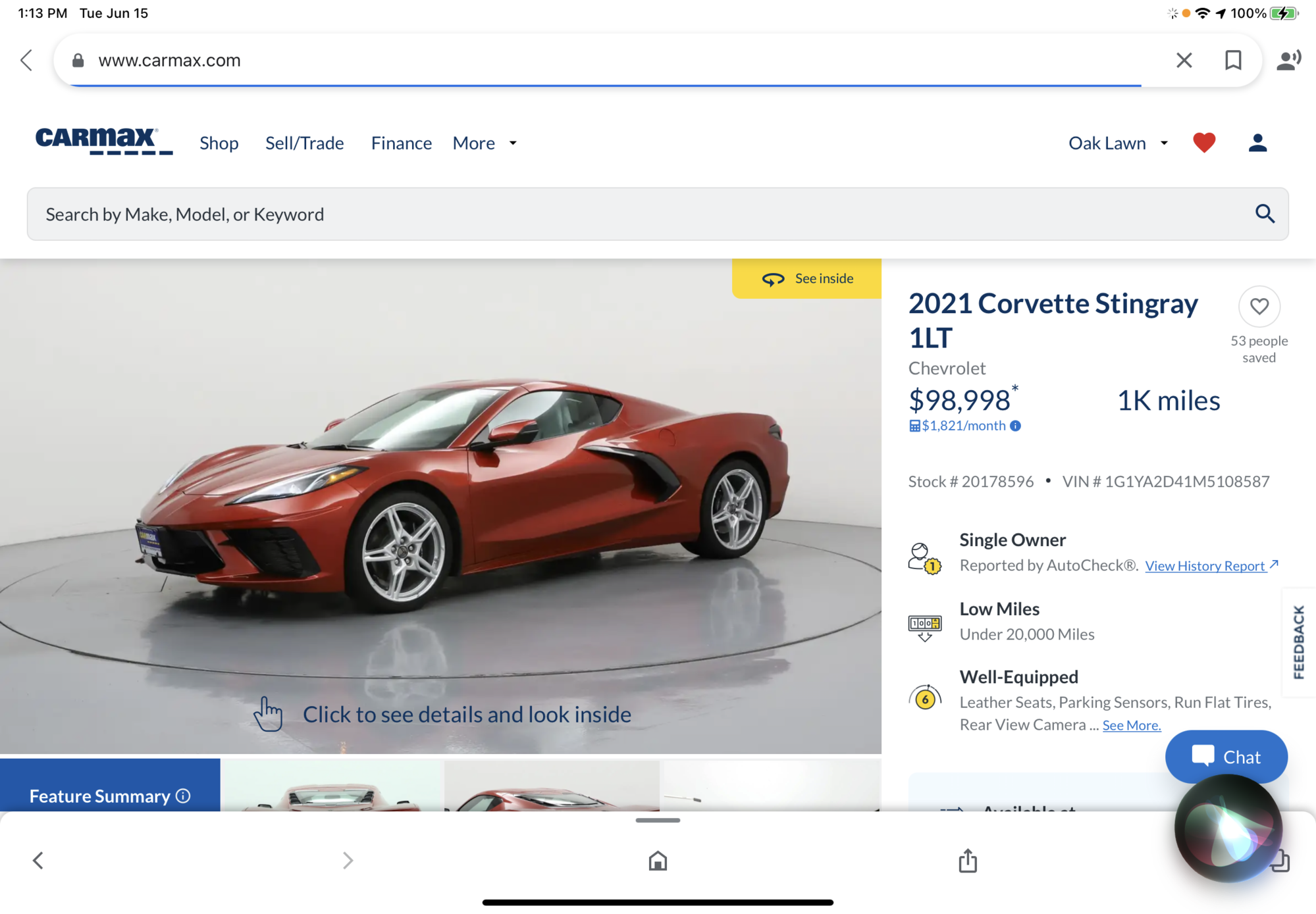 Finally one on Carmax - CorvetteForum - Chevrolet Corvette Forum Discussion