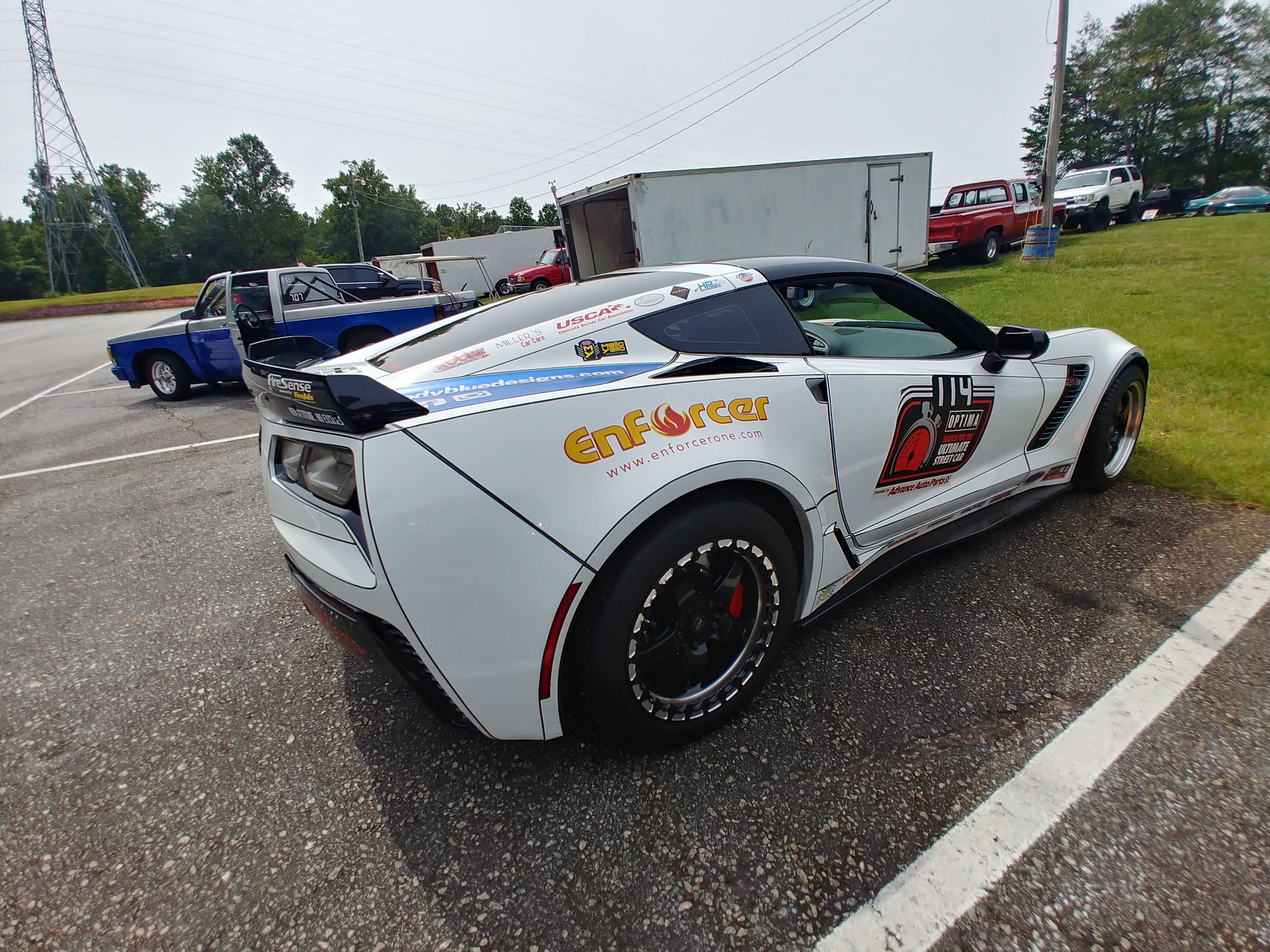 Forgestar D5 Drag Wheels Package Bundle (Corvette C7 Z06/ZR1 18x12 R ...