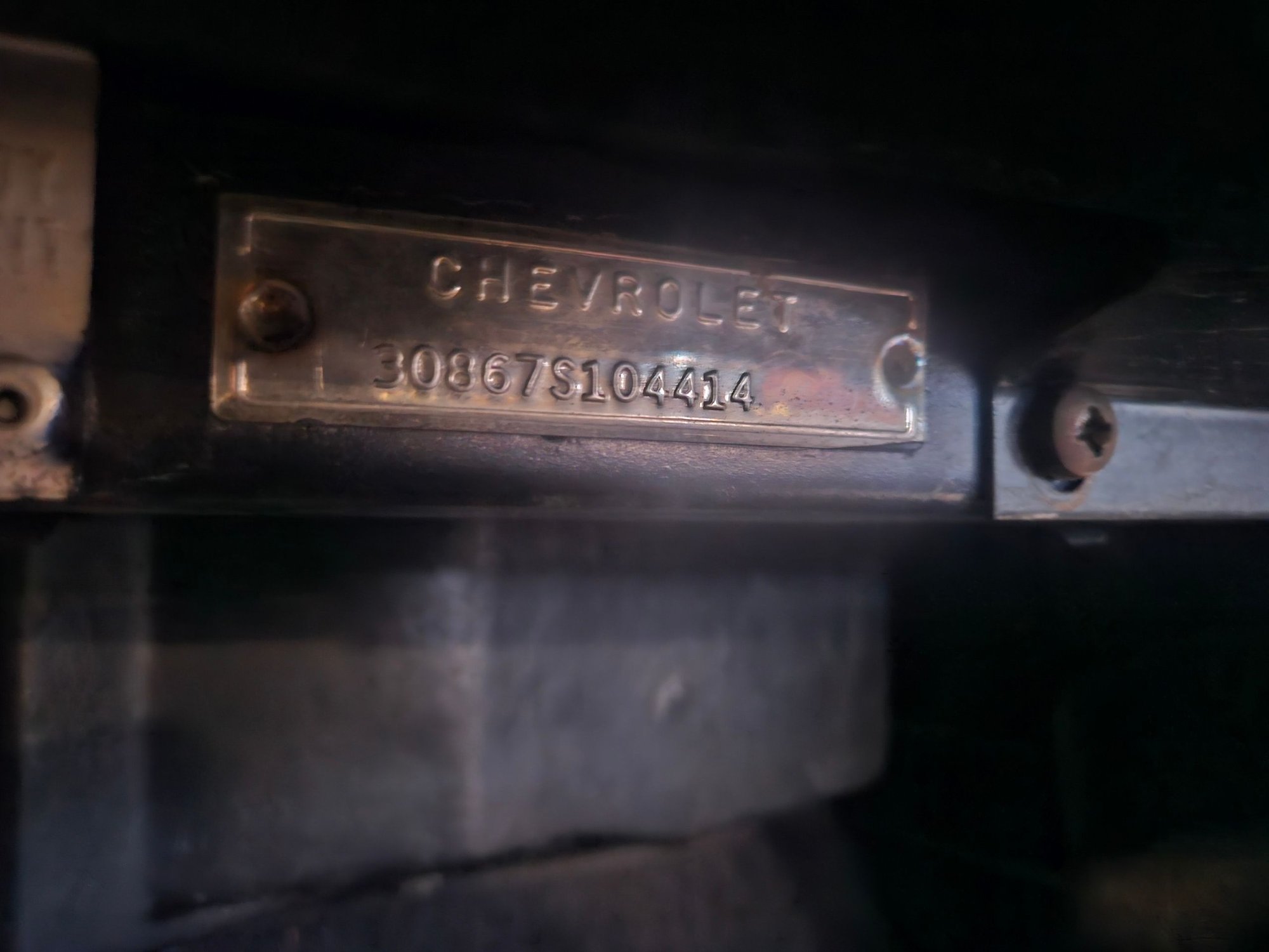 C2 VIN and Pad stamp - CorvetteForum - Chevrolet Corvette Forum Discussion