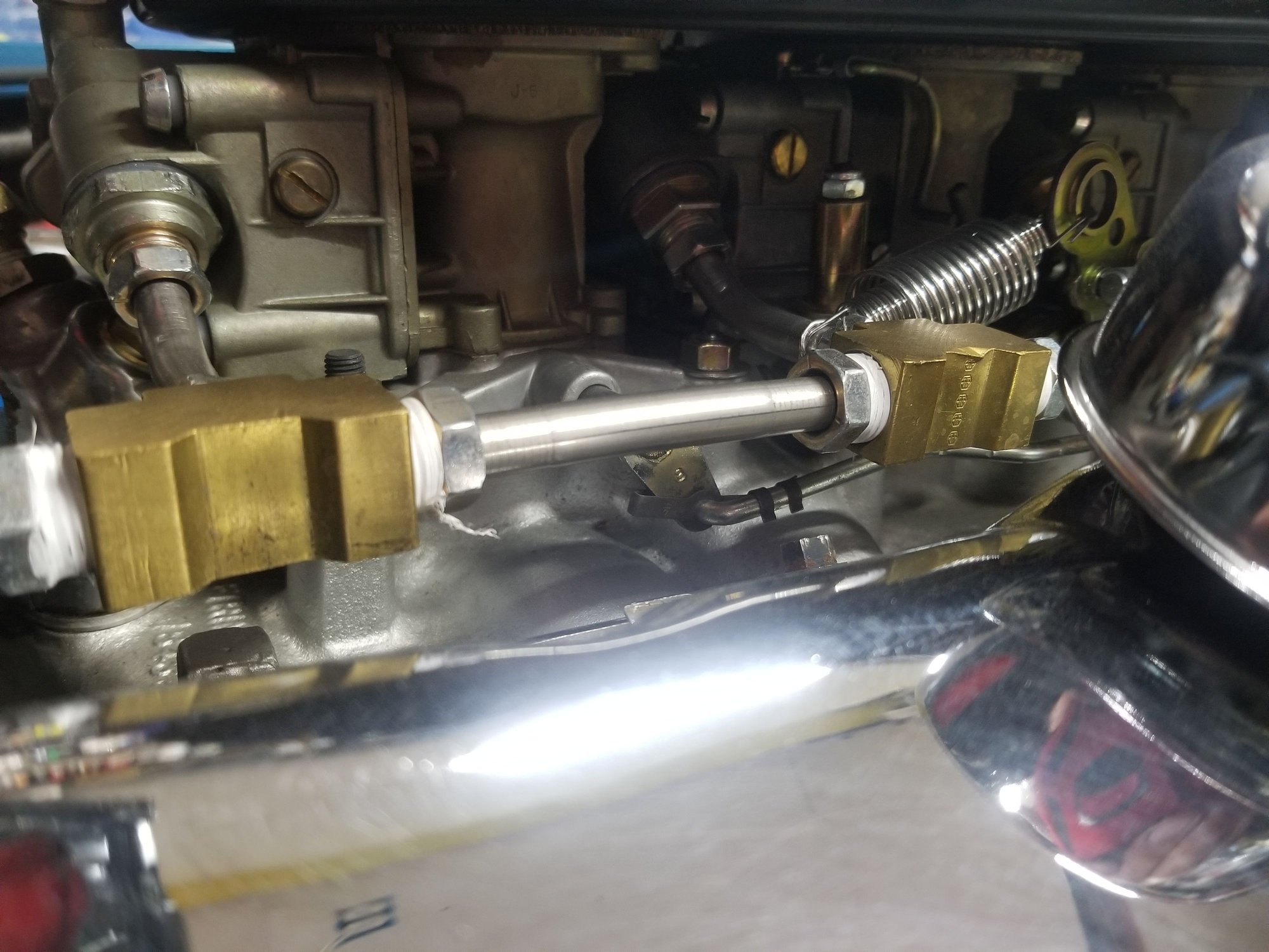Tri-power linkage interference - CorvetteForum - Chevrolet Corvette ...