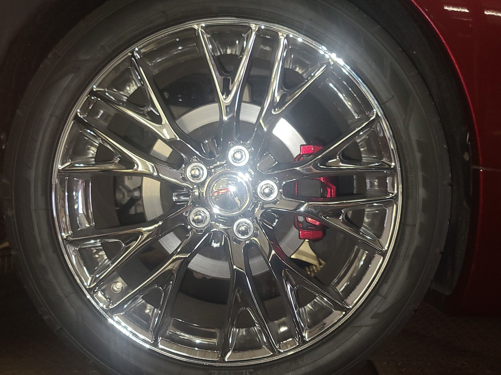 Painted Calipers on Magnetic or Anniversary Red C5 - CorvetteForum ...