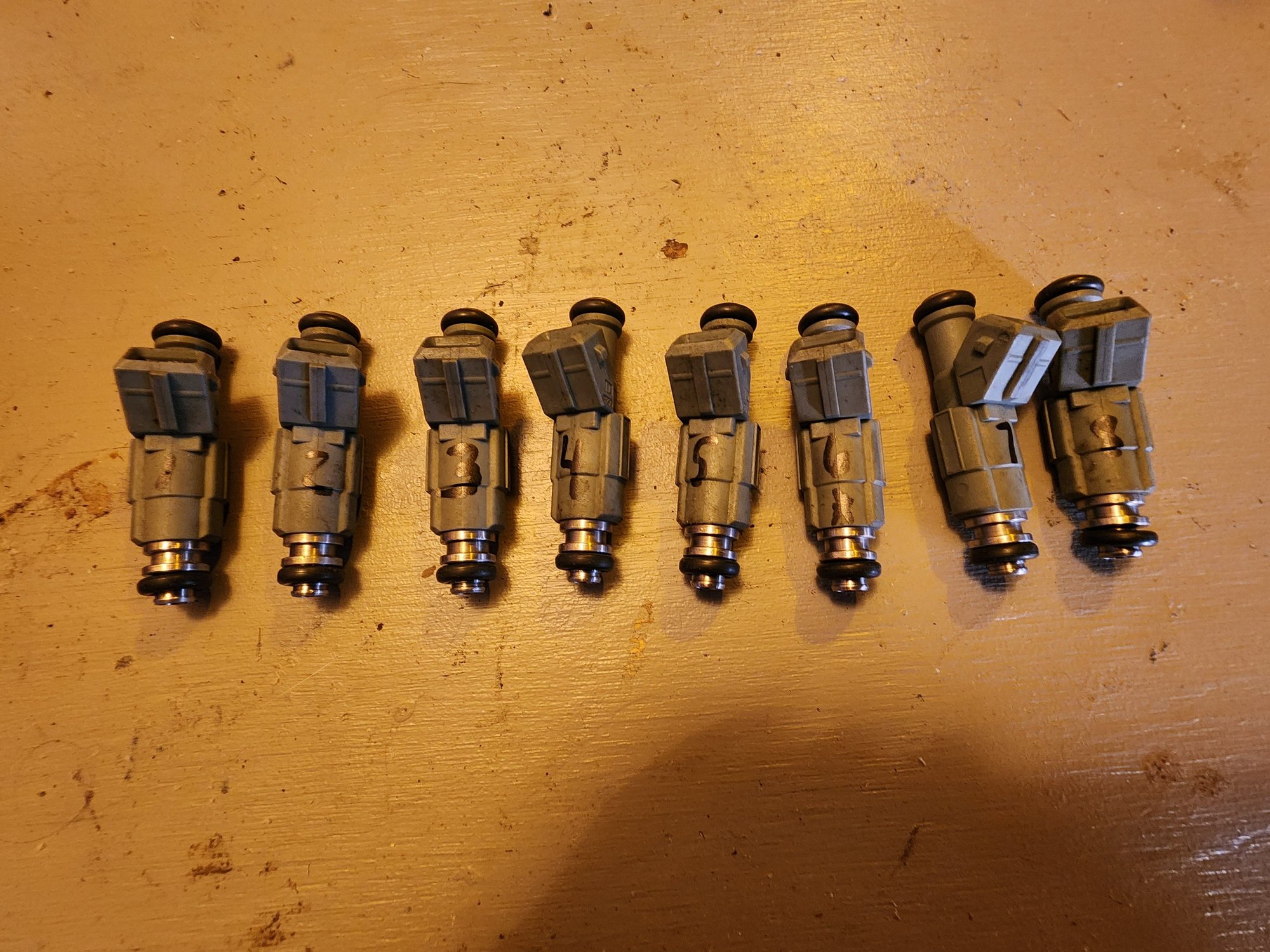 Fuel injectors are missing nylon backup o ring collar and injector ...