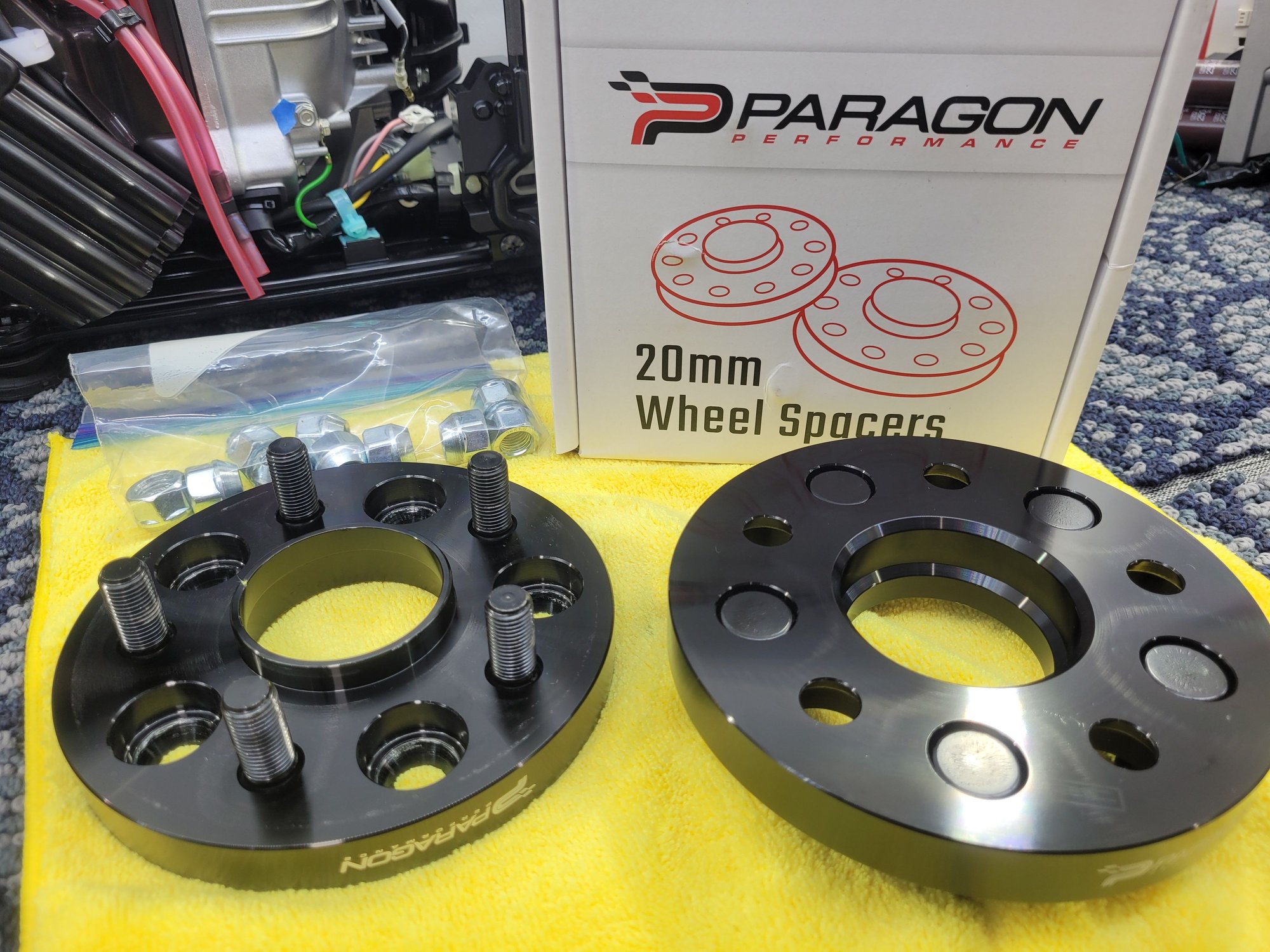 FS (For Sale) PARAGON PERFORMANCE C8 CORVETTE 20mm WHEEL SPACERS Part Number: PP-20-C8-SP ...
