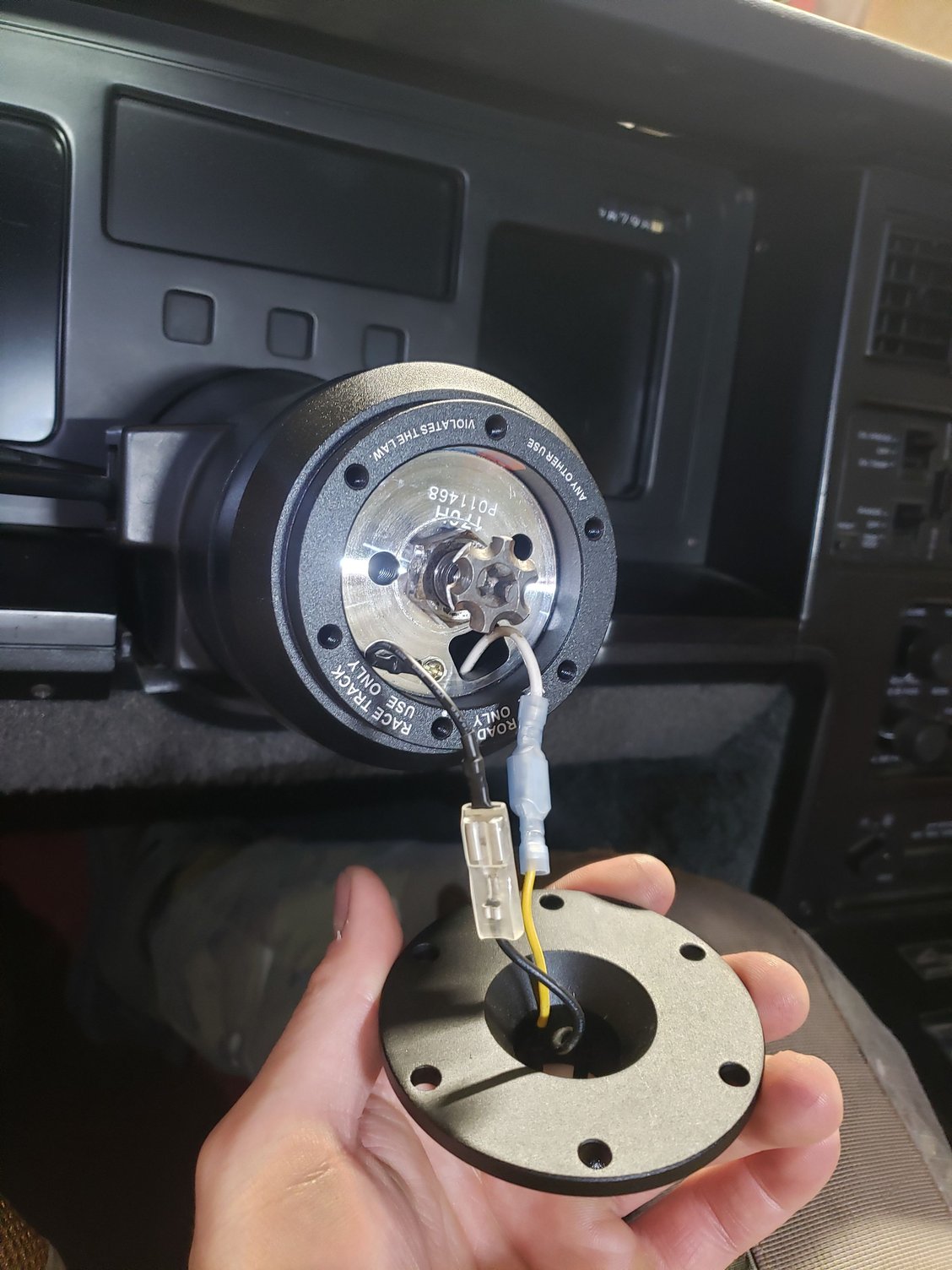 Early 84-89 Aftermarket Steering Wheel Quick Release Hub NRG 1985 ...