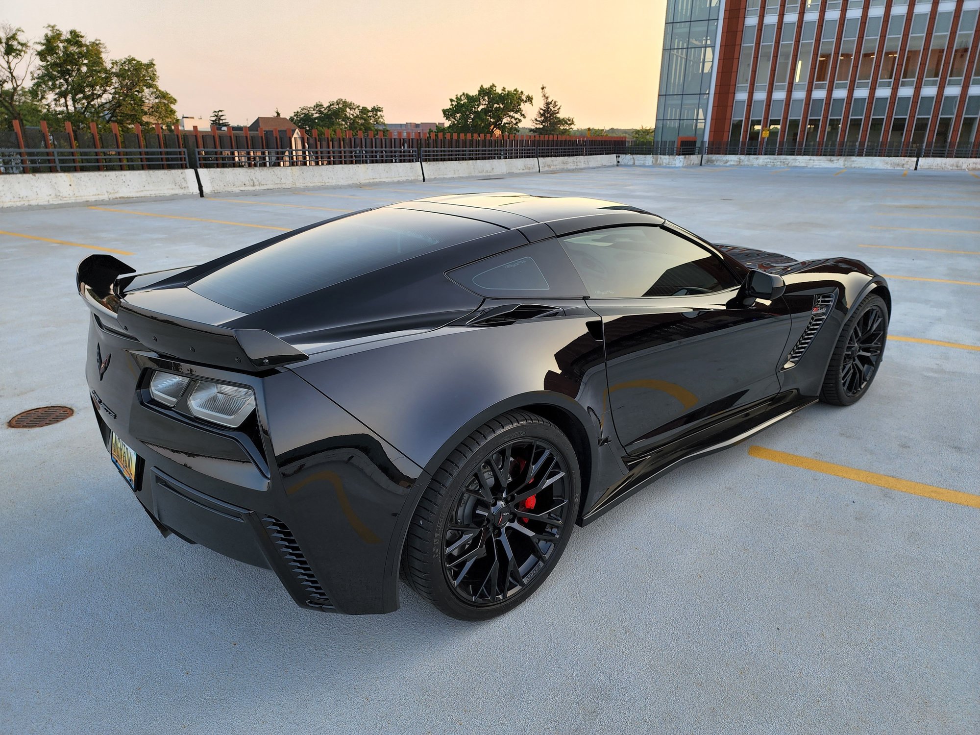 SOLD - 2019 C7 Z06 2LZ coupe, M7, all black,