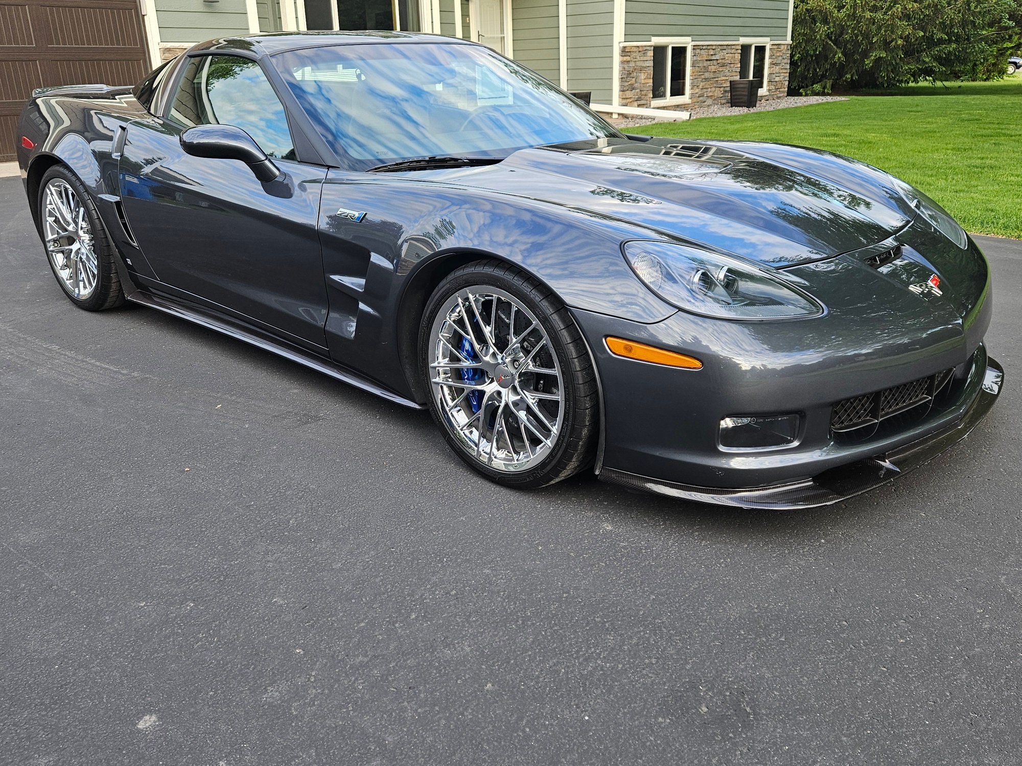 FS (For Sale) 2009 ZR1 3ZR 4825 Miles Cyber Gray - CorvetteForum ...