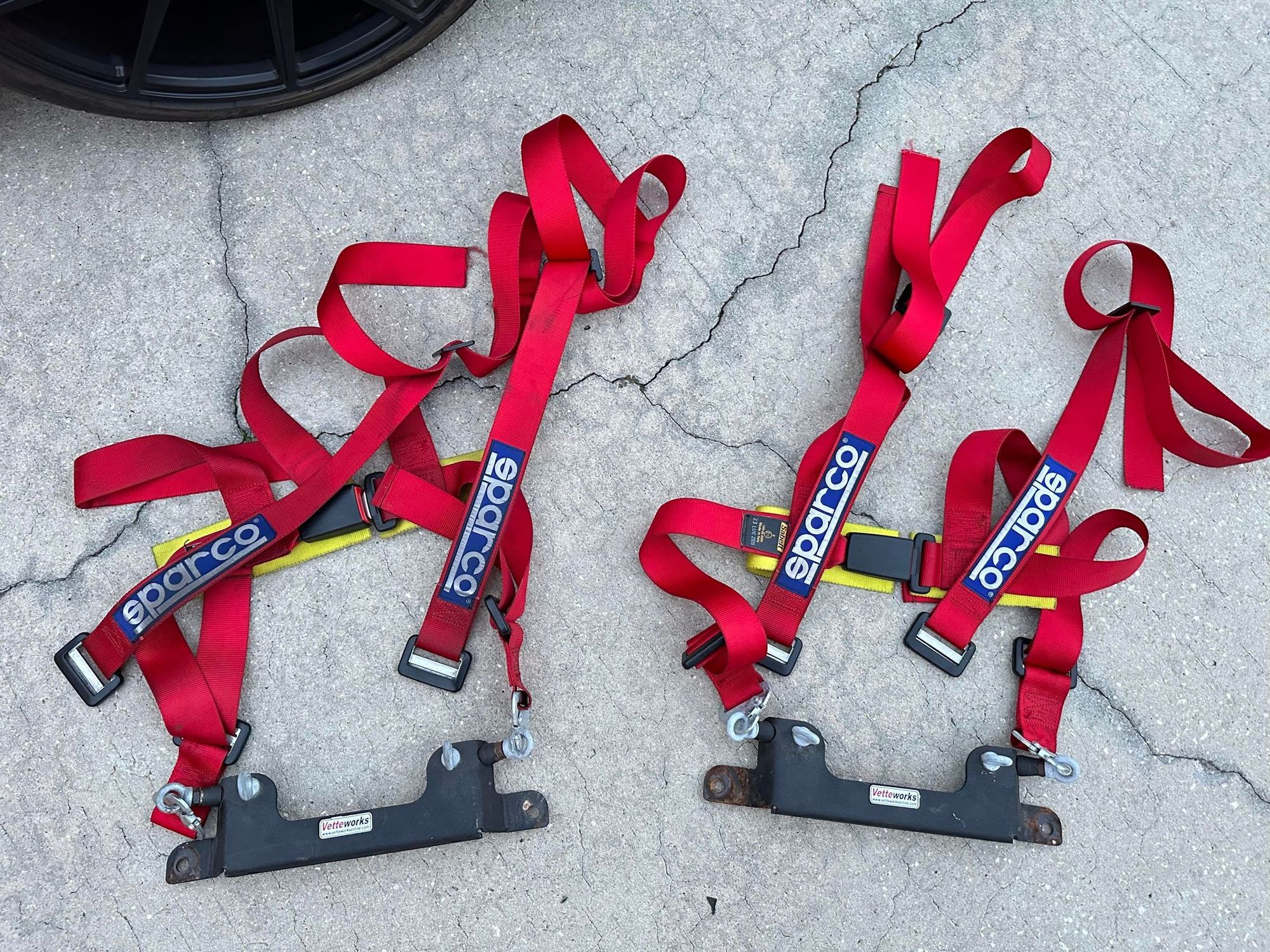 FS (For Sale) VetteWorks Hardbar Lap Belt Harness Mount Racing ...