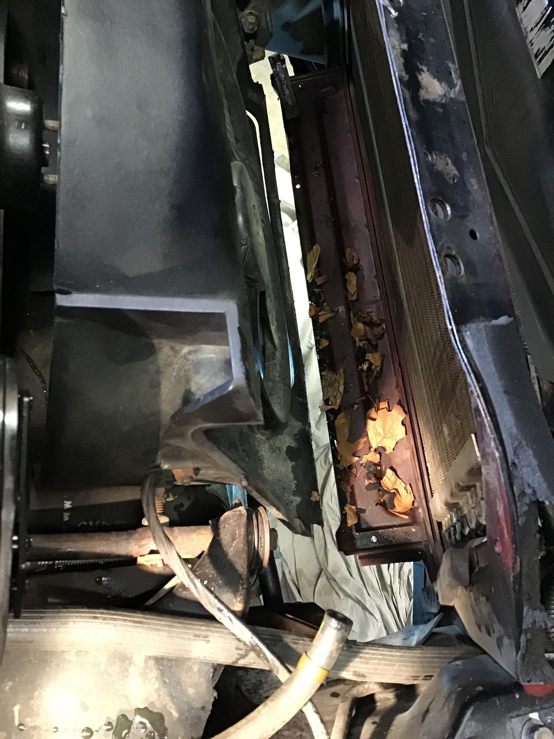 My original 40 yo radiator replacement 79 l82 - CorvetteForum ...