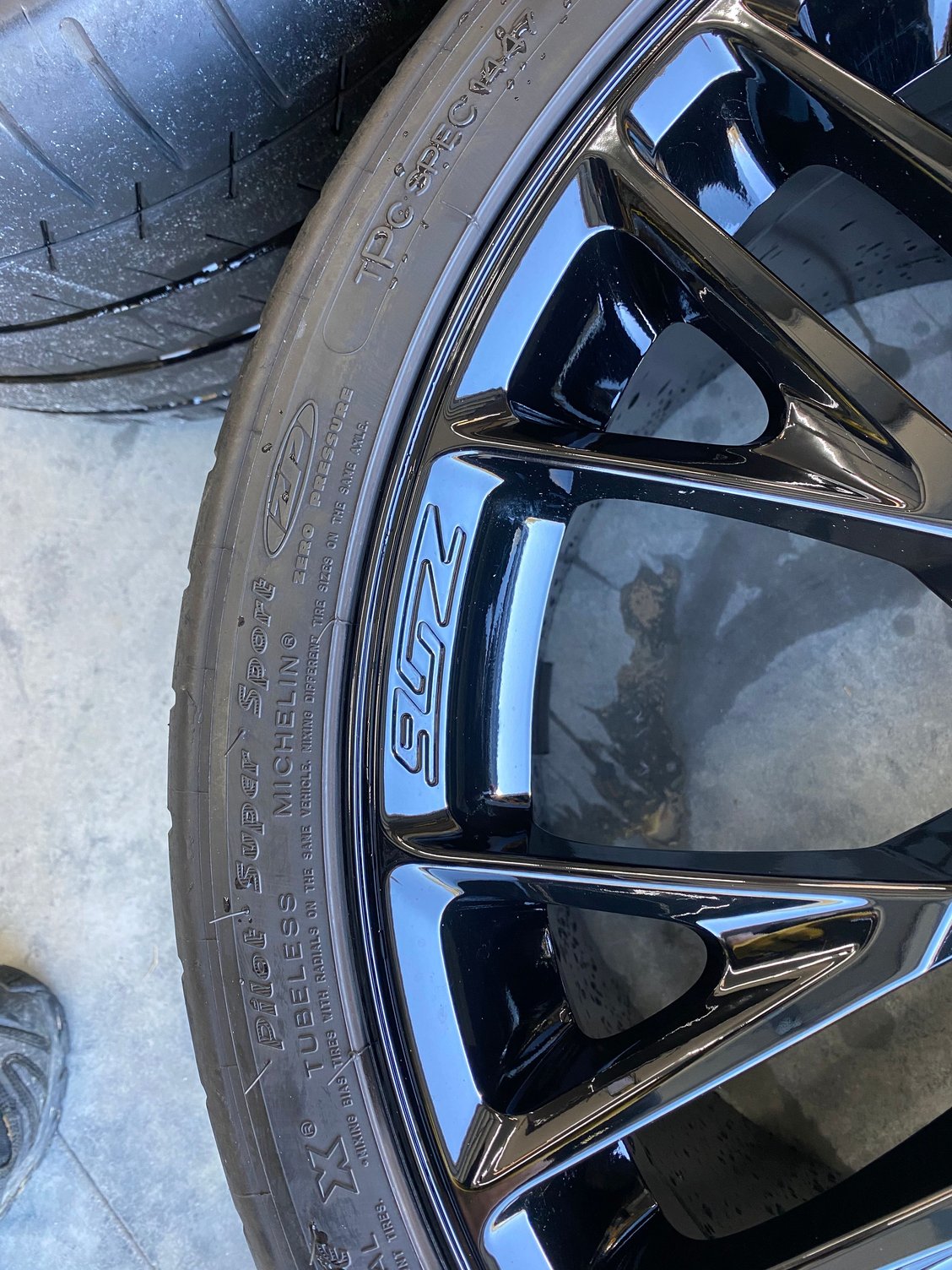 FS (For Sale) Black C7 Z06 Rear OEM wheels - CorvetteForum - Chevrolet ...