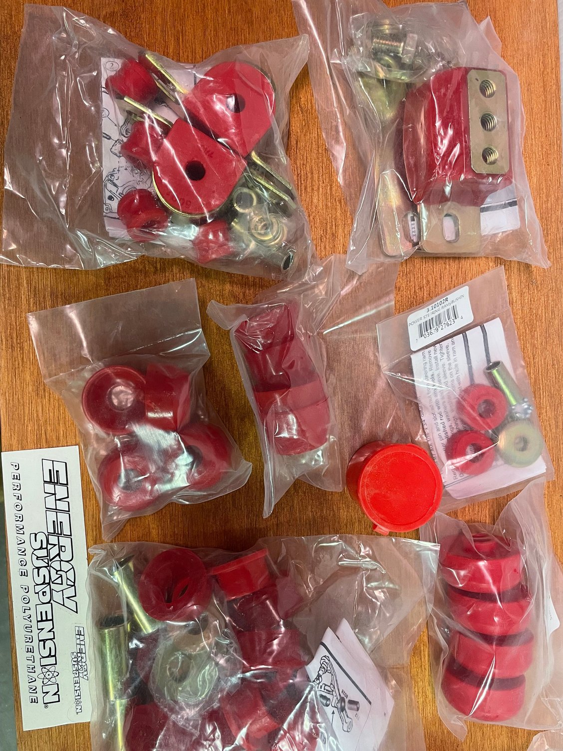 FS (For Sale) SOLD!! Brand New Master Set of Red Poly Bushings for 63 ...
