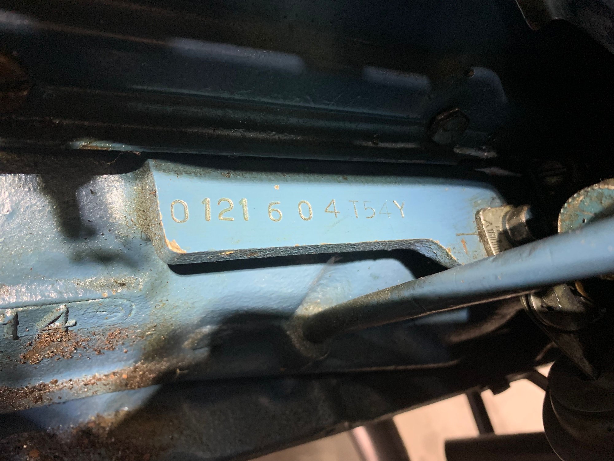 C1 1954 Corvette engine stamp - CorvetteForum - Chevrolet Corvette ...