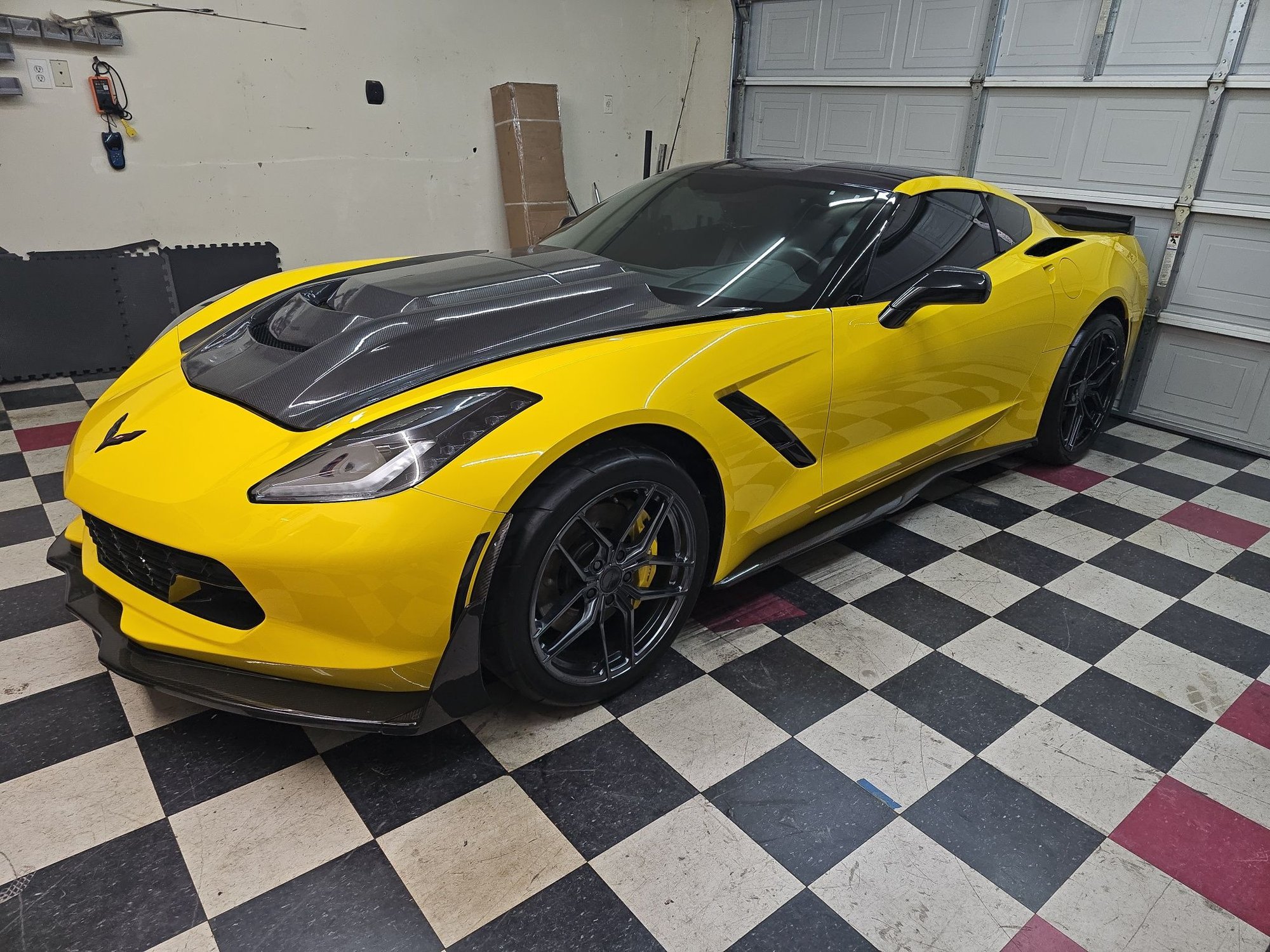 Somebodies home and running. Just might be the highest HP C7 Stingray ...