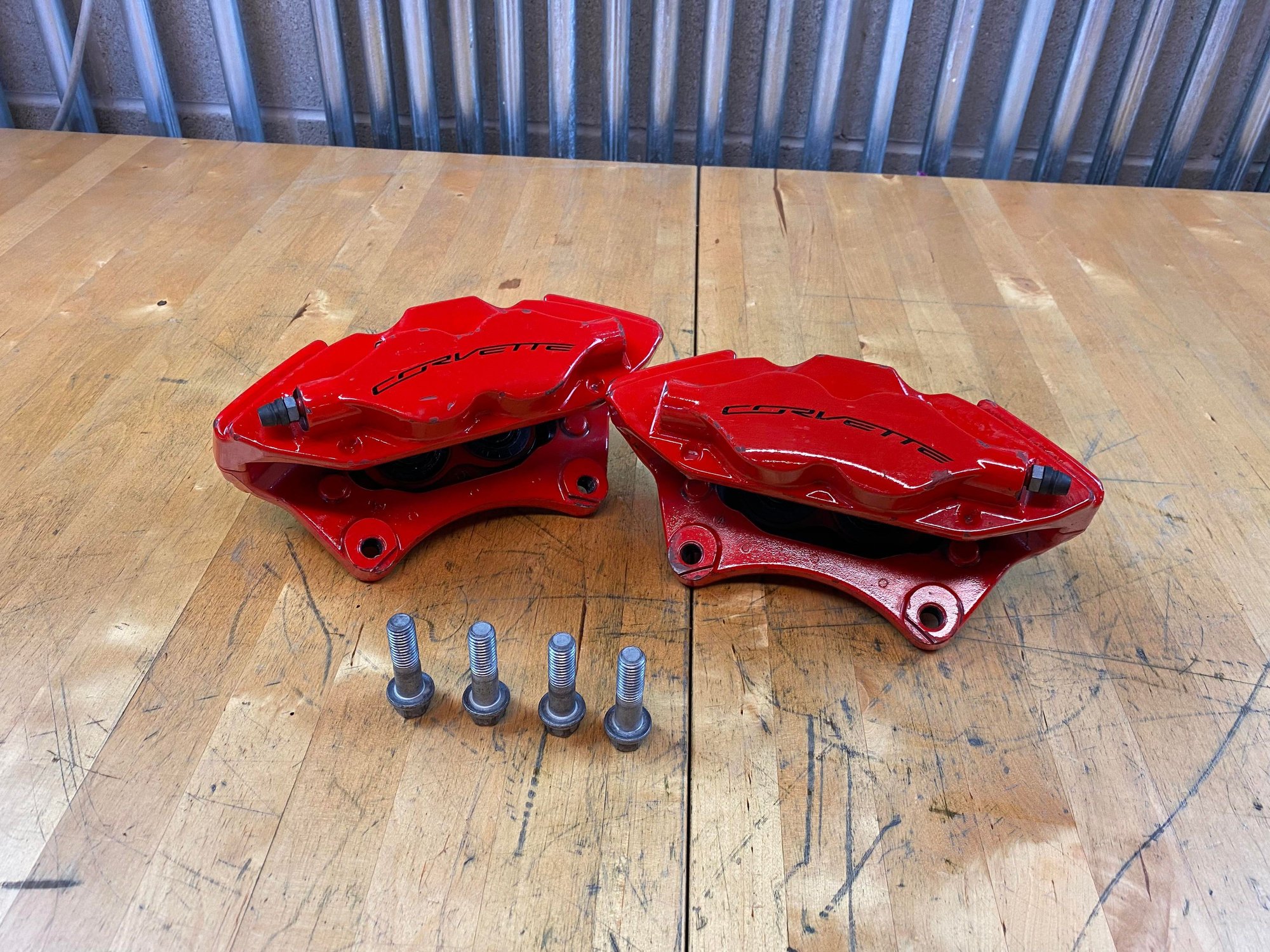 FS (For Sale) (SOLD) Z51 Rear Brembo Brake Calipers - Red ...