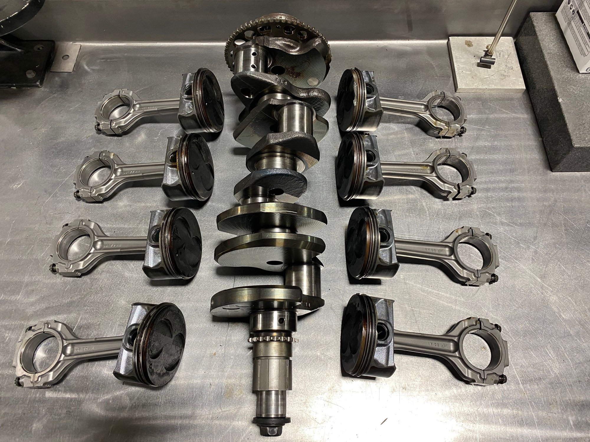 FS (For Sale) Z06 LS7 Rotating Assembly Titanium Rods Forged Crankshaft ...