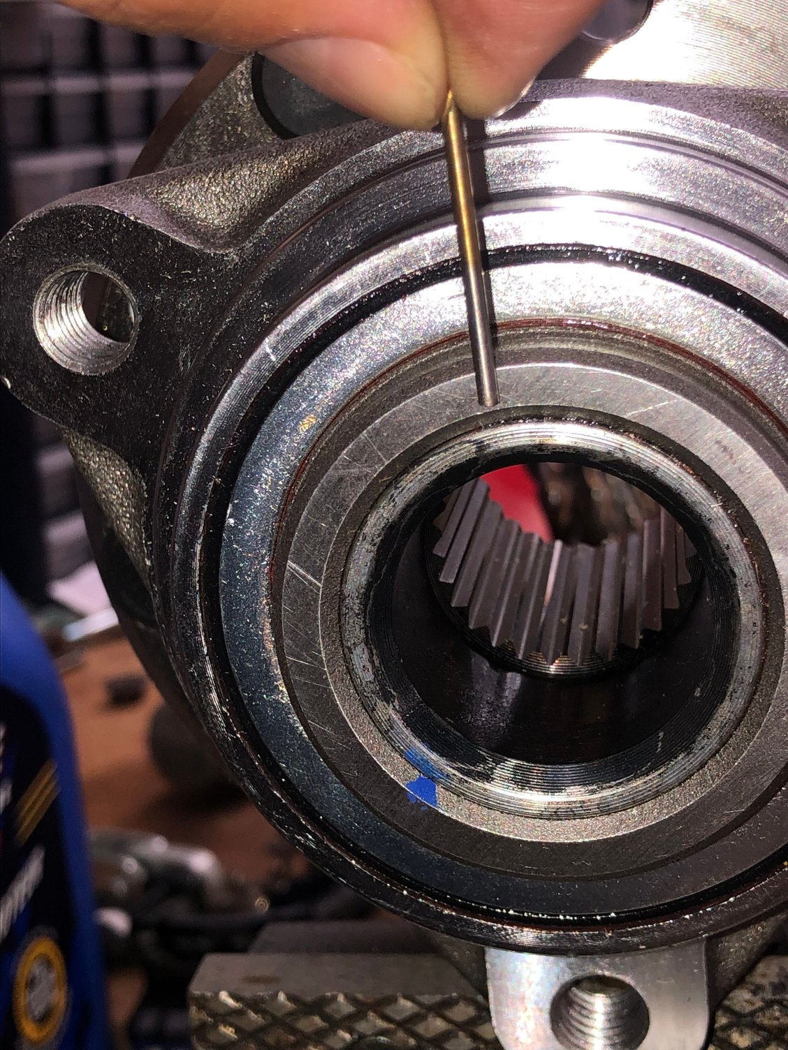 drill hole in wheel bearings to install grease zerk for racing - Page 2 ...