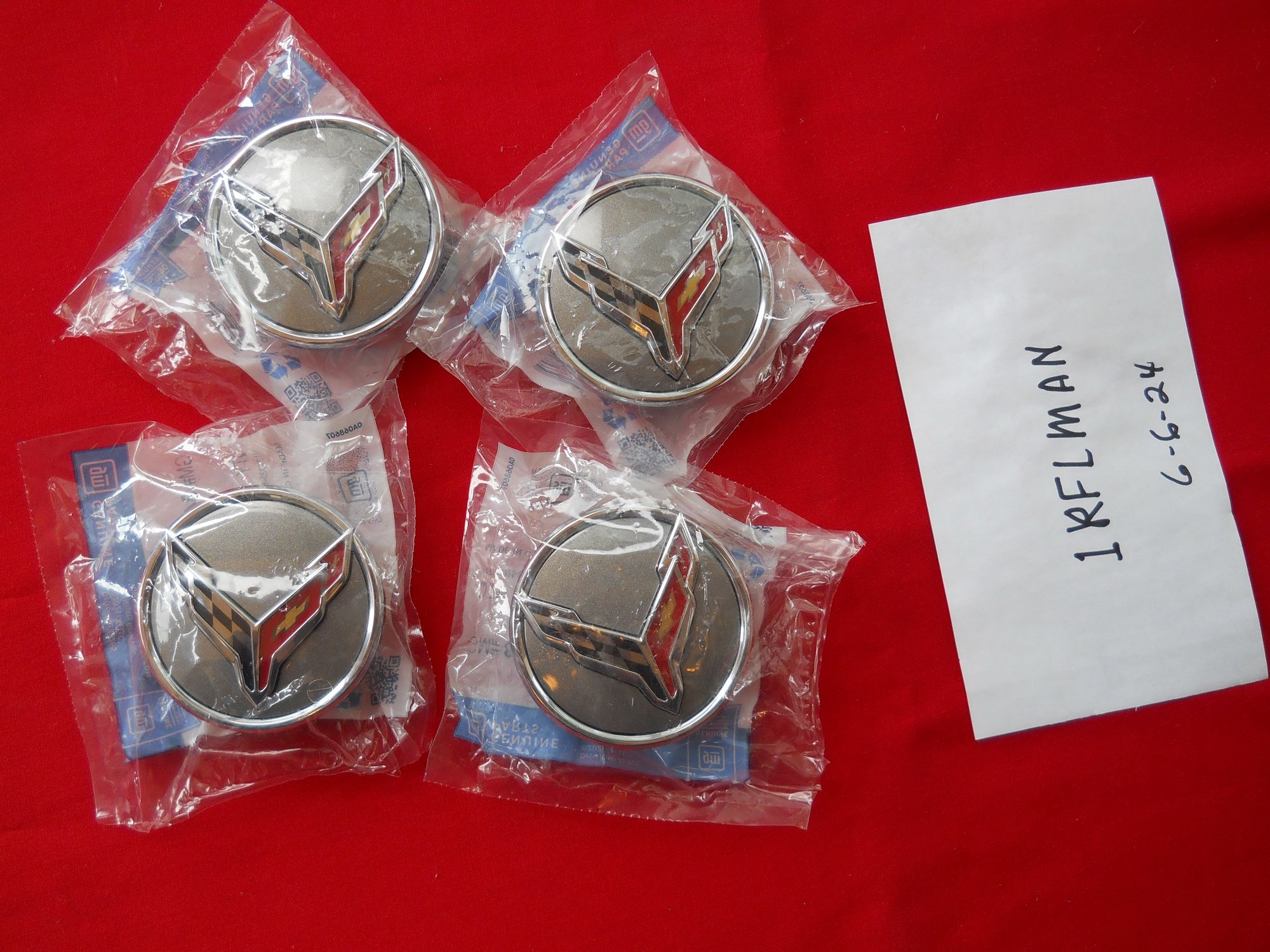 FS (For Sale) Silver/Chrome C8 Wheel Center Caps - CorvetteForum ...