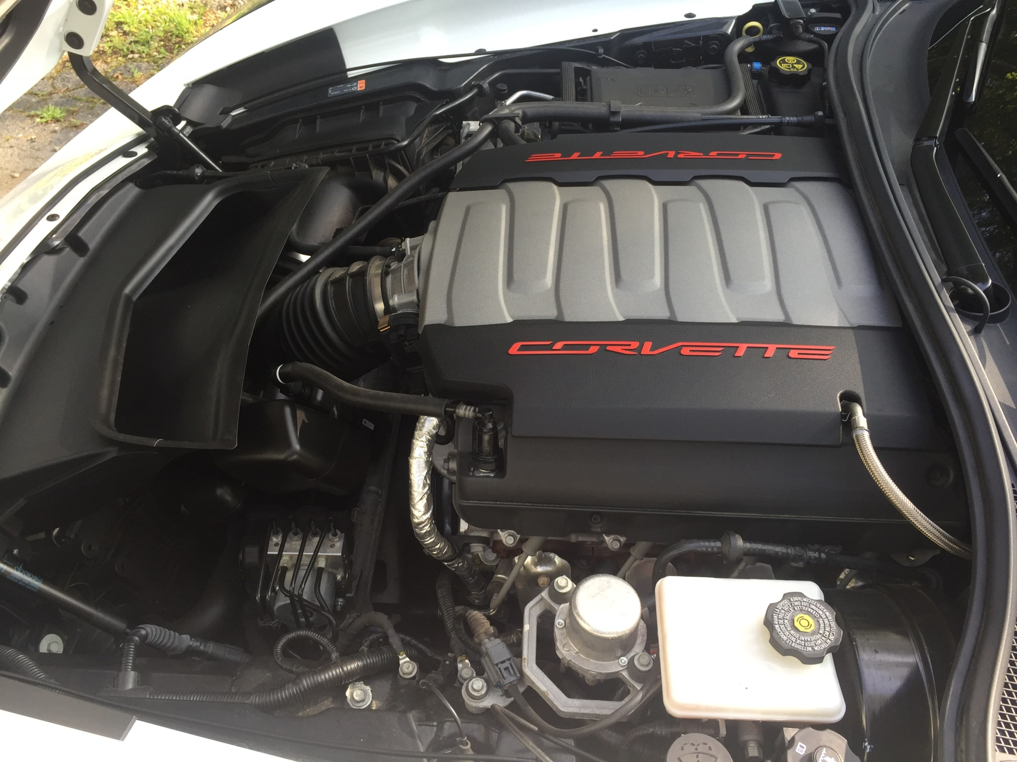 FS (For Sale) 2014 C7 Z51 coupe, M7, Arctic White, Red interior, 2LT ...