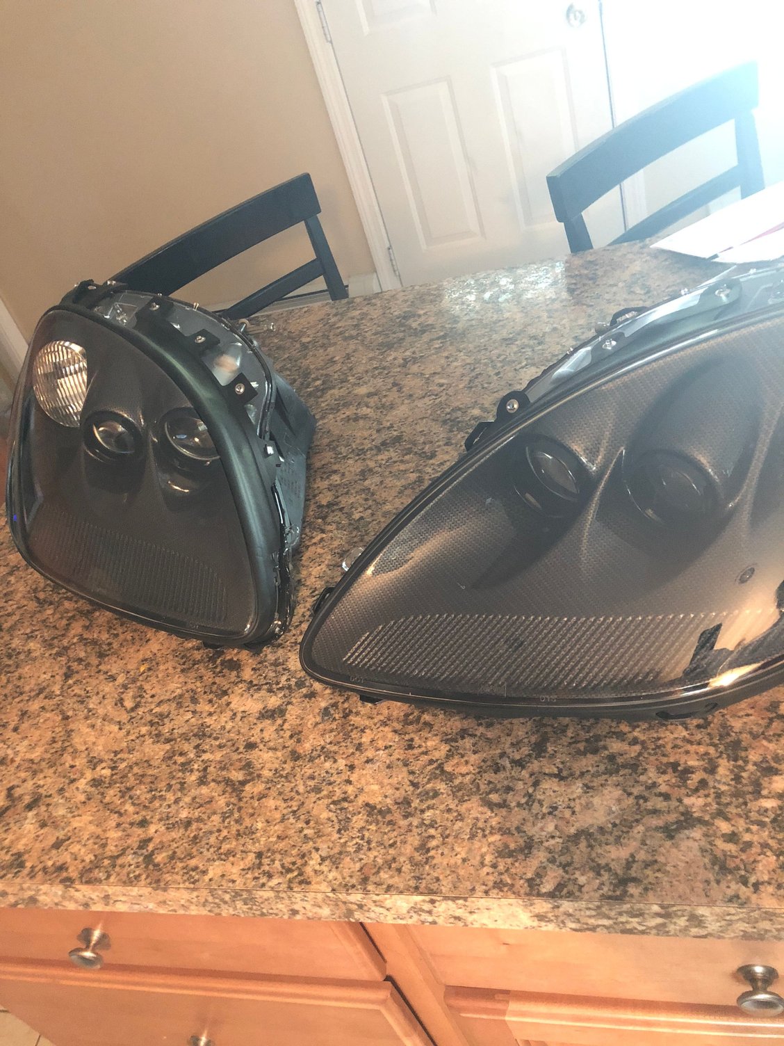 FS (For Sale) C6 Corvette Carbon Fiber headlight Assemblies ...