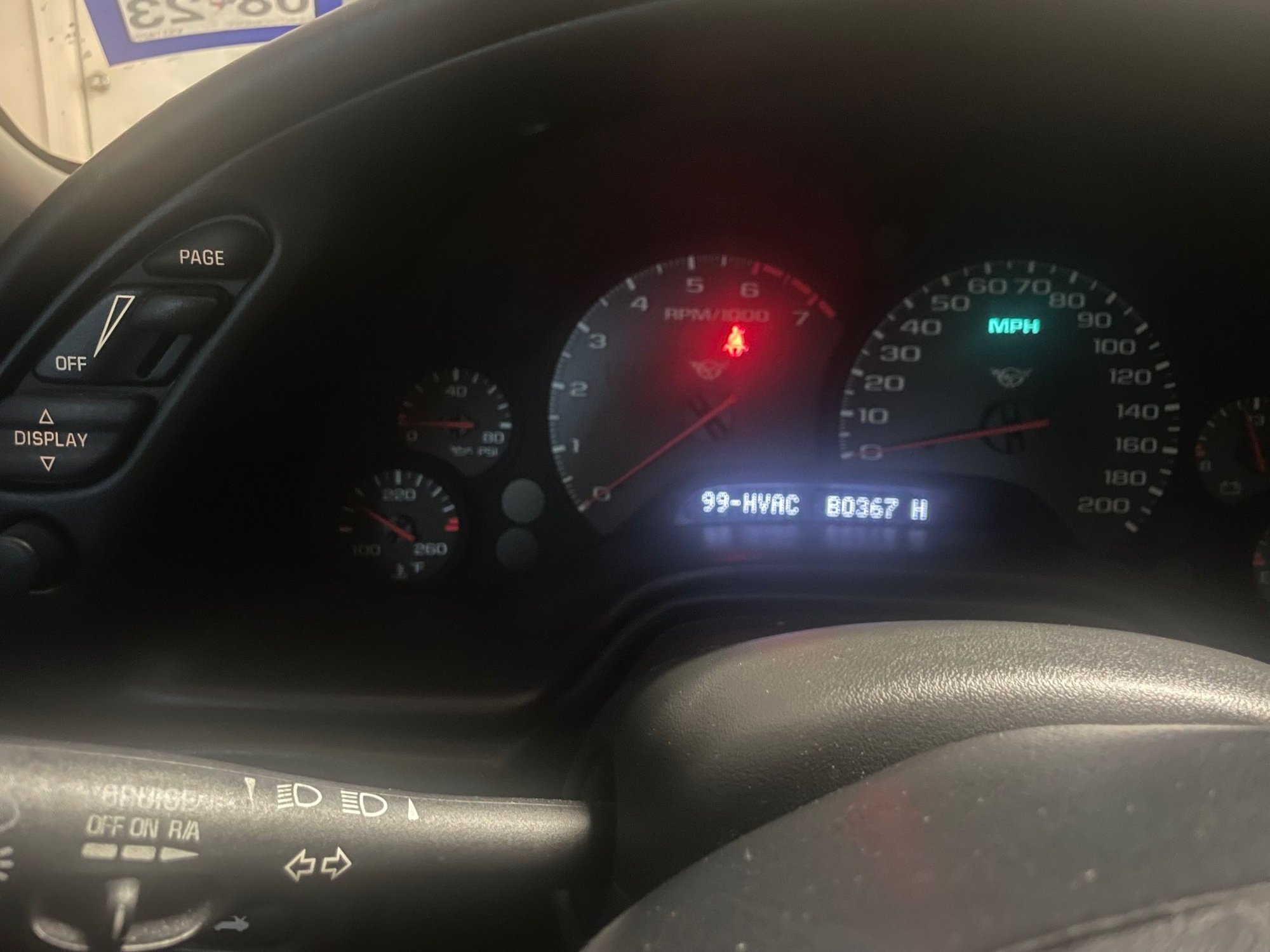 C5 HUD Displaying 2 dashes - CorvetteForum - Chevrolet Corvette Forum ...