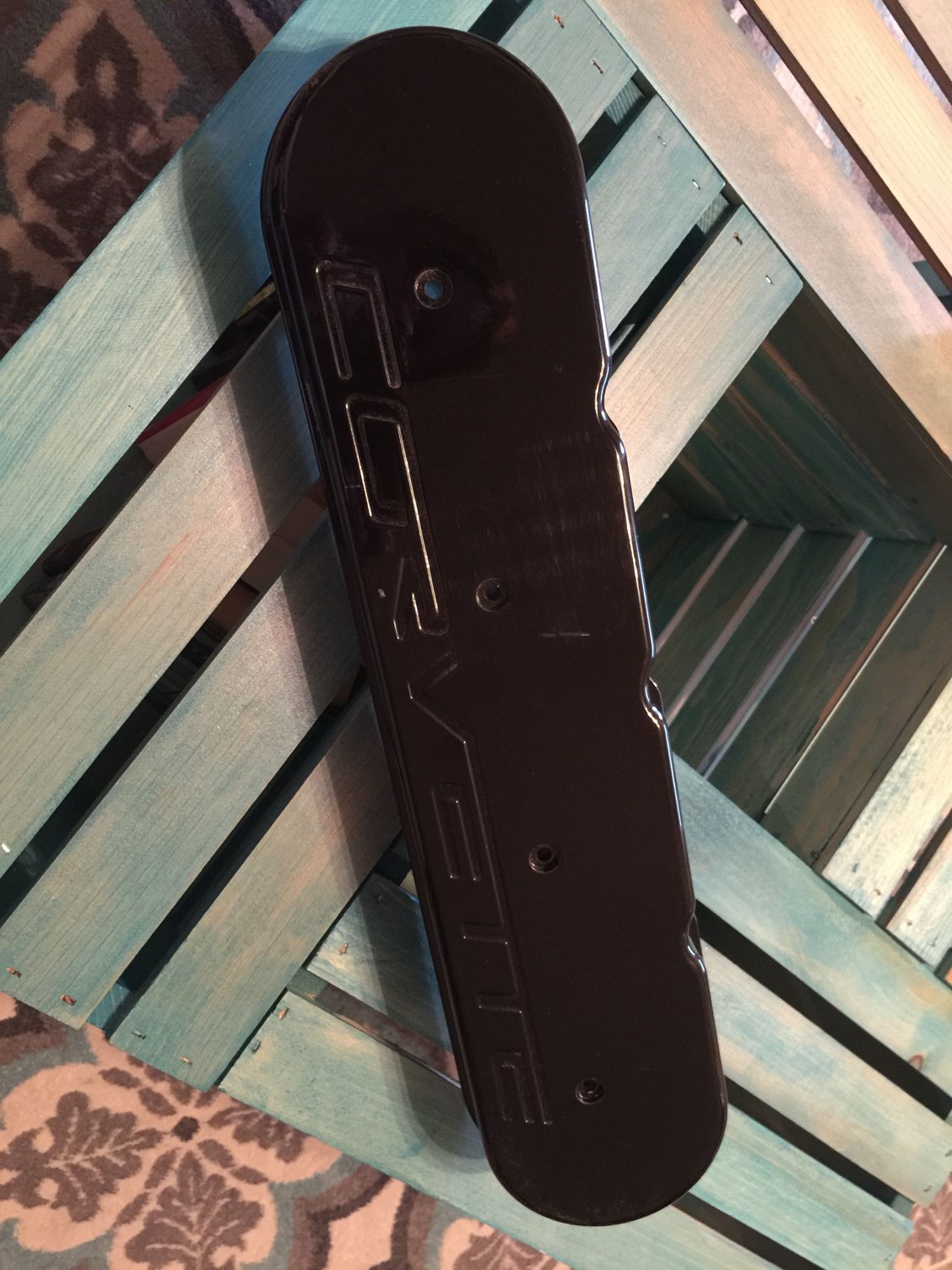 Black "Corvette" script valve covers for any LS engine - CorvetteForum ...