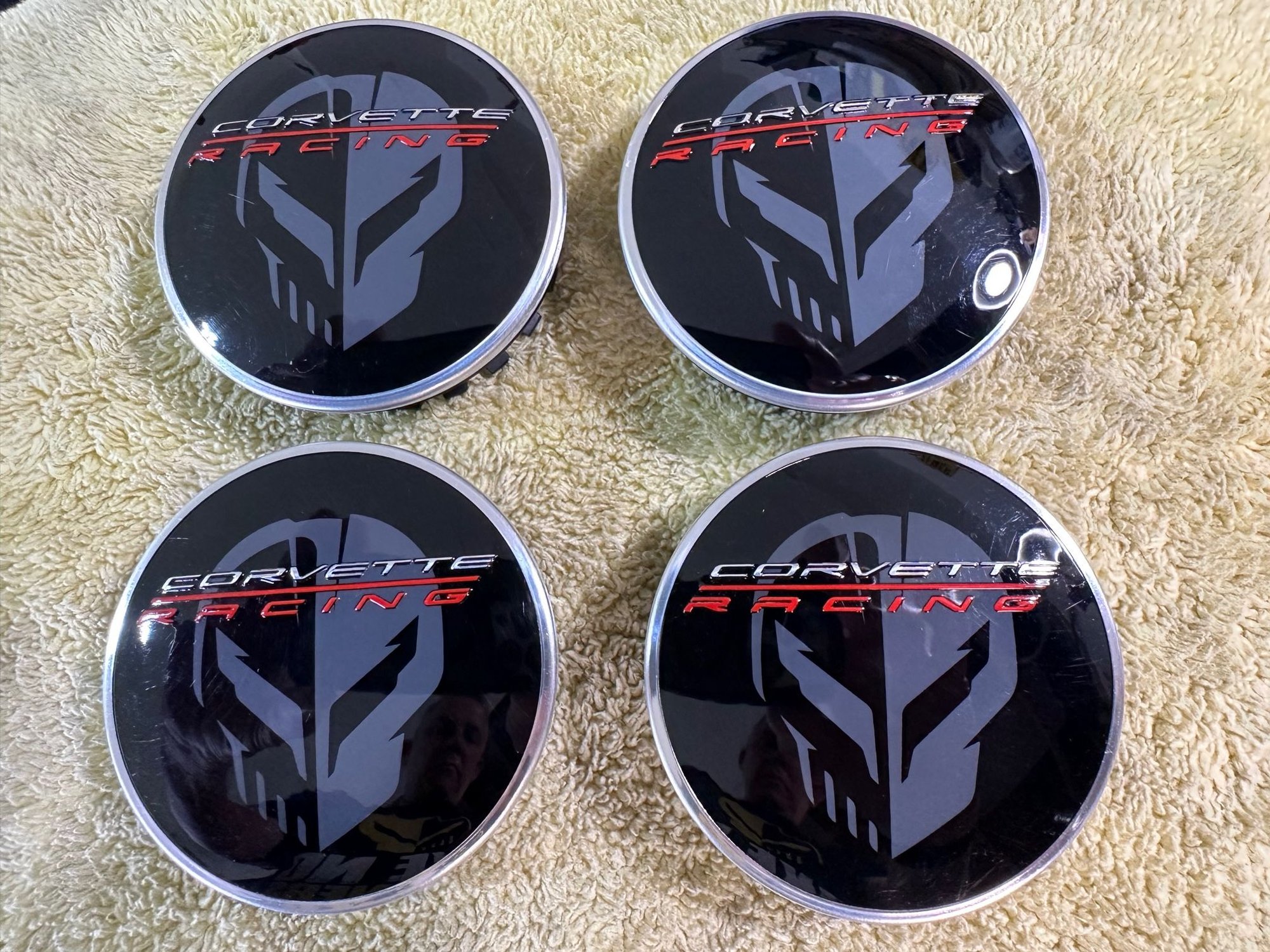 FS (For Sale) Jake Corvette Racing Black Wheel Caps - CorvetteForum ...