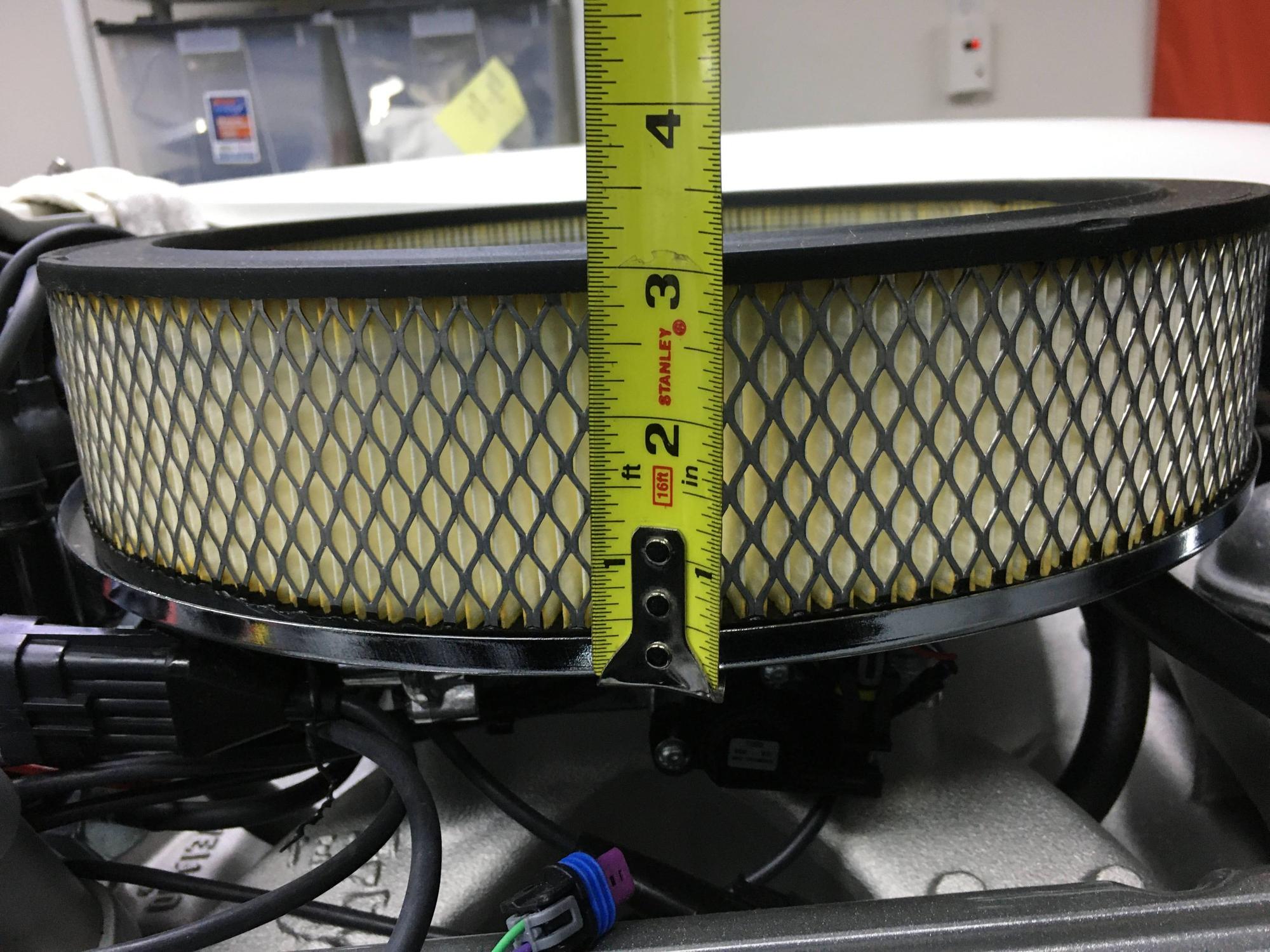 Lowest Drop Base Air Filter Sniper EFI?? - CorvetteForum - Chevrolet ...