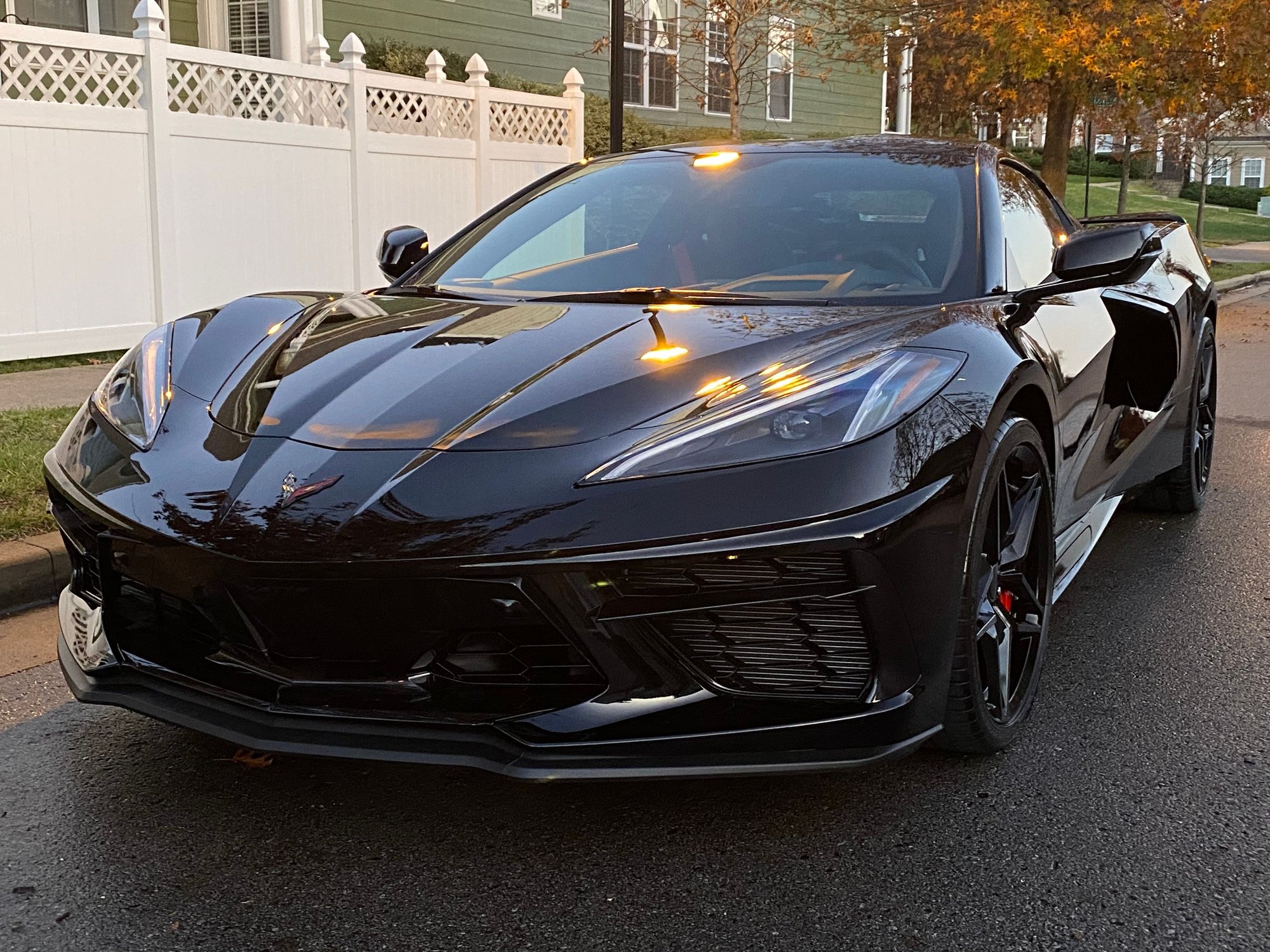 Exterior Accents on a Black C8 - CorvetteForum - Chevrolet Corvette ...