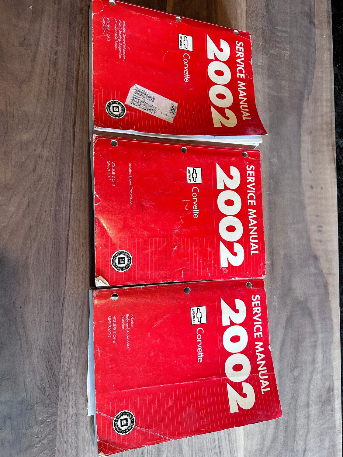 FS (For Sale) 2002 service manual 3 books - 260 shipped - CorvetteForum ...