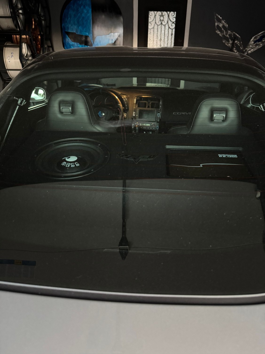 FS (For Sale) C6 subwoofer enclosure and amp rack w sub and amp ...