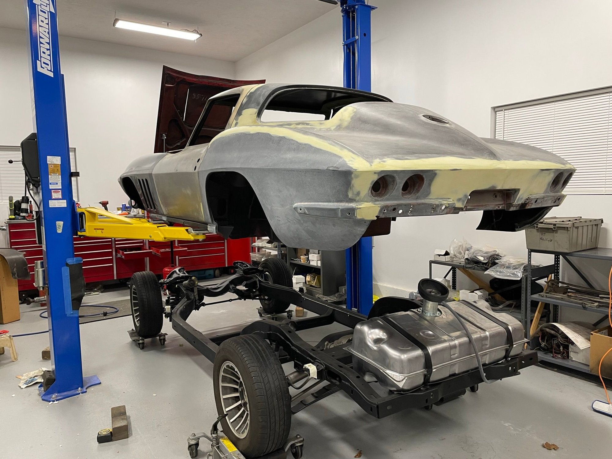 C2 Paint body on or off frame - CorvetteForum - Chevrolet Corvette ...