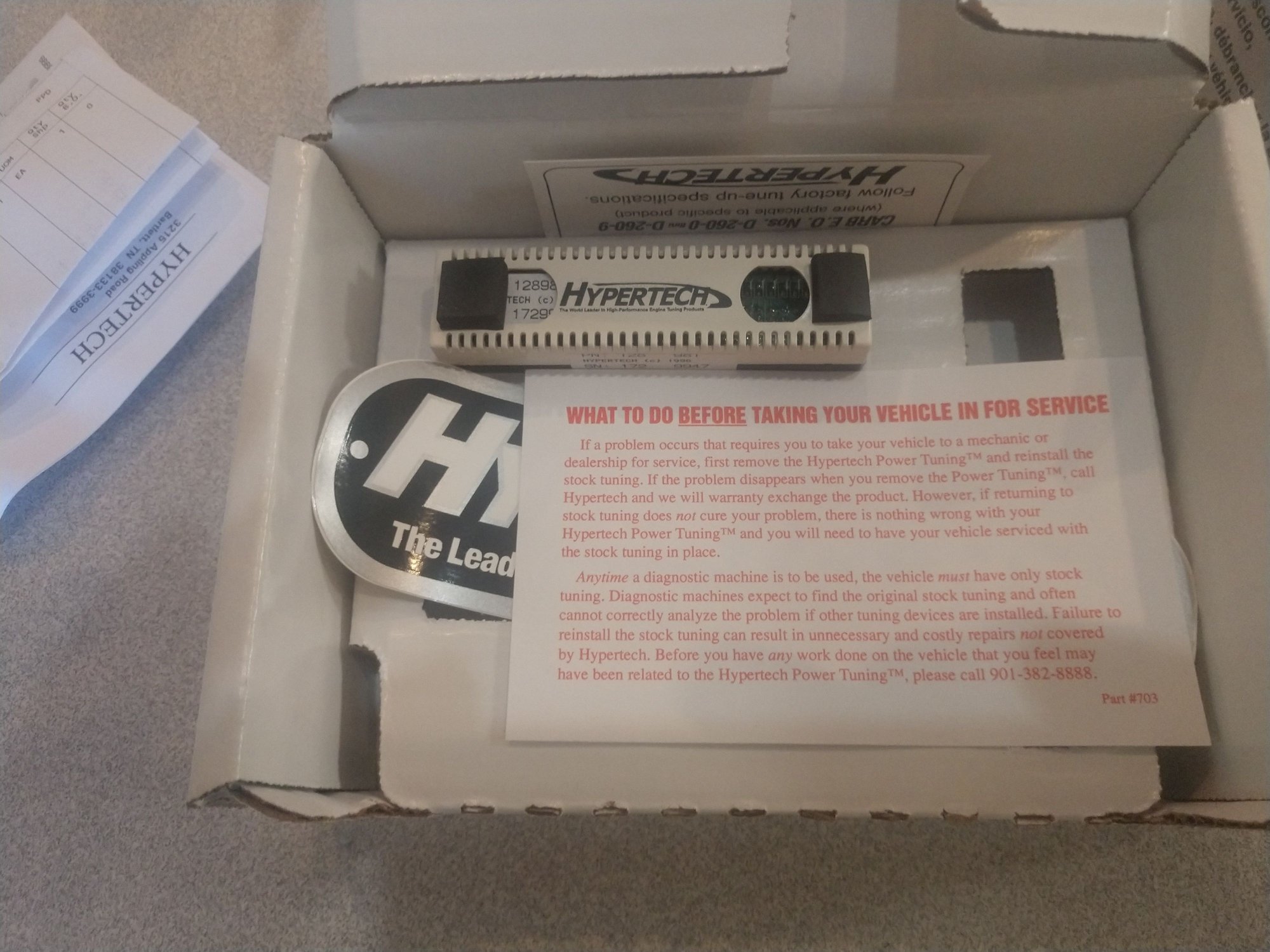 FS (For Sale) New ECM and Hypertech Streetrunner Chip - CorvetteForum ...