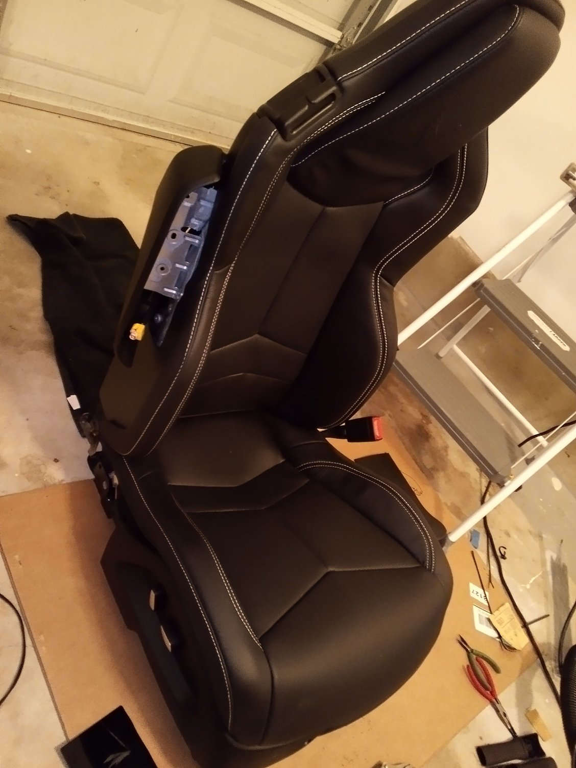 C8 seats installed in C5 Corvette - How To ... - CorvetteForum ...