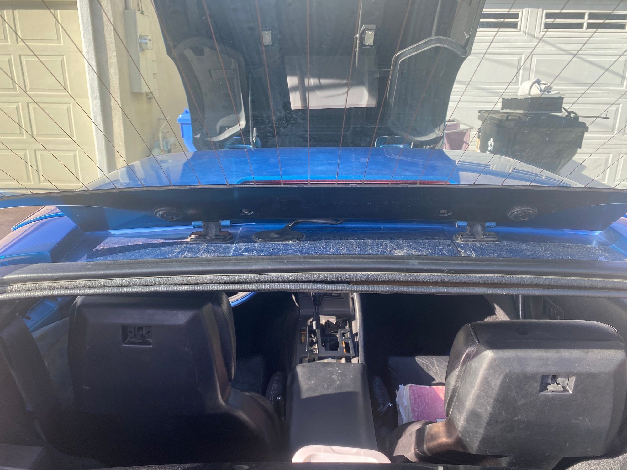 Removing c4 rear hatch top exterior trim panel - CorvetteForum ...