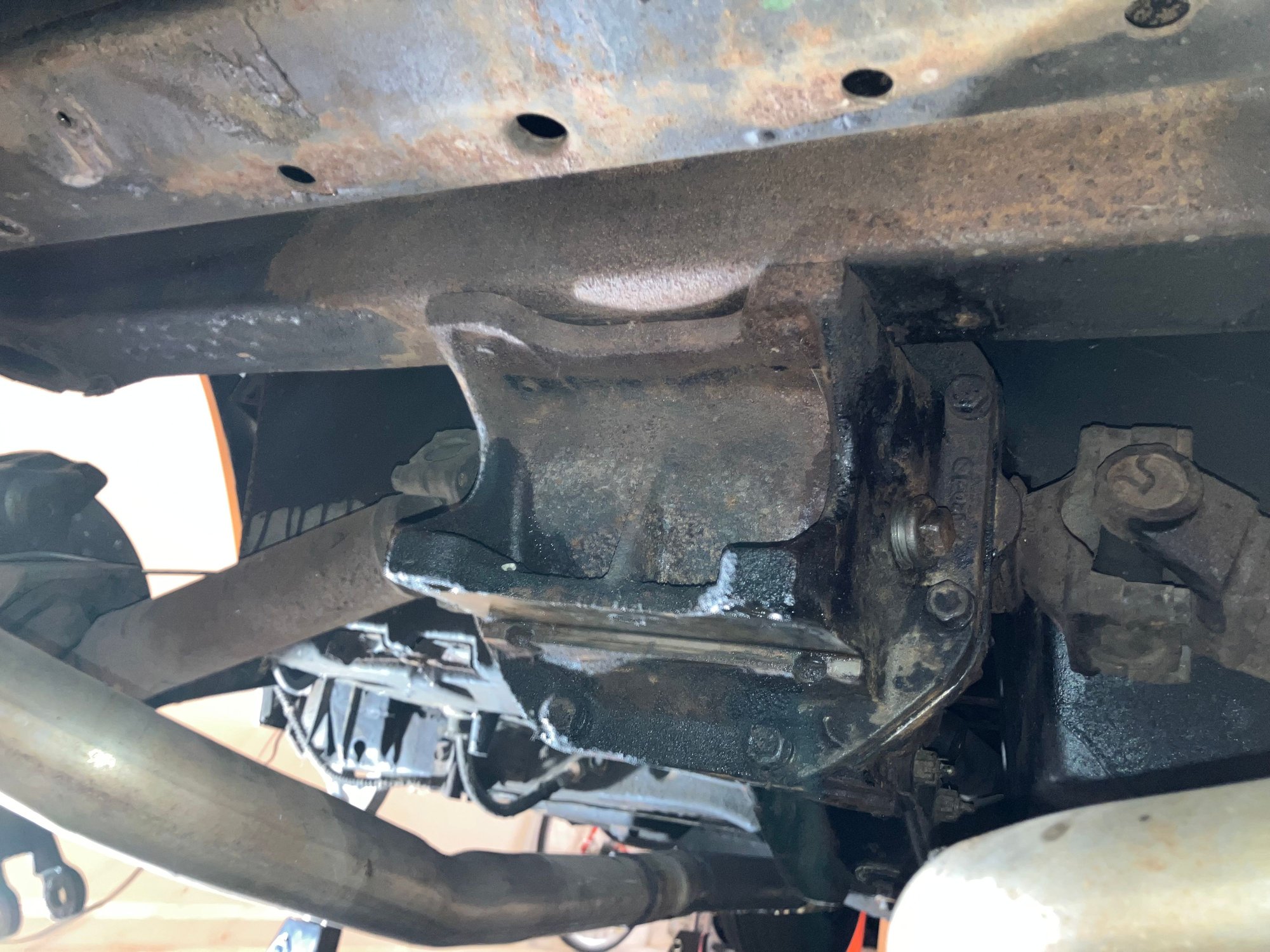 Finally got her back on the ground... but with a bent trailing arm ...